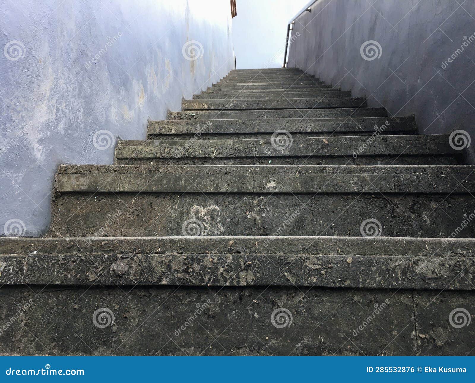 Stairs from low angle stock photo. Image of concrete - 285532876
