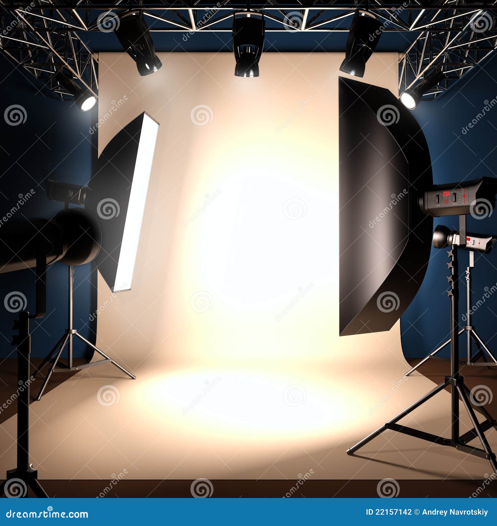 A Photo Studio Background Template. Royalty-Free Illustration ...