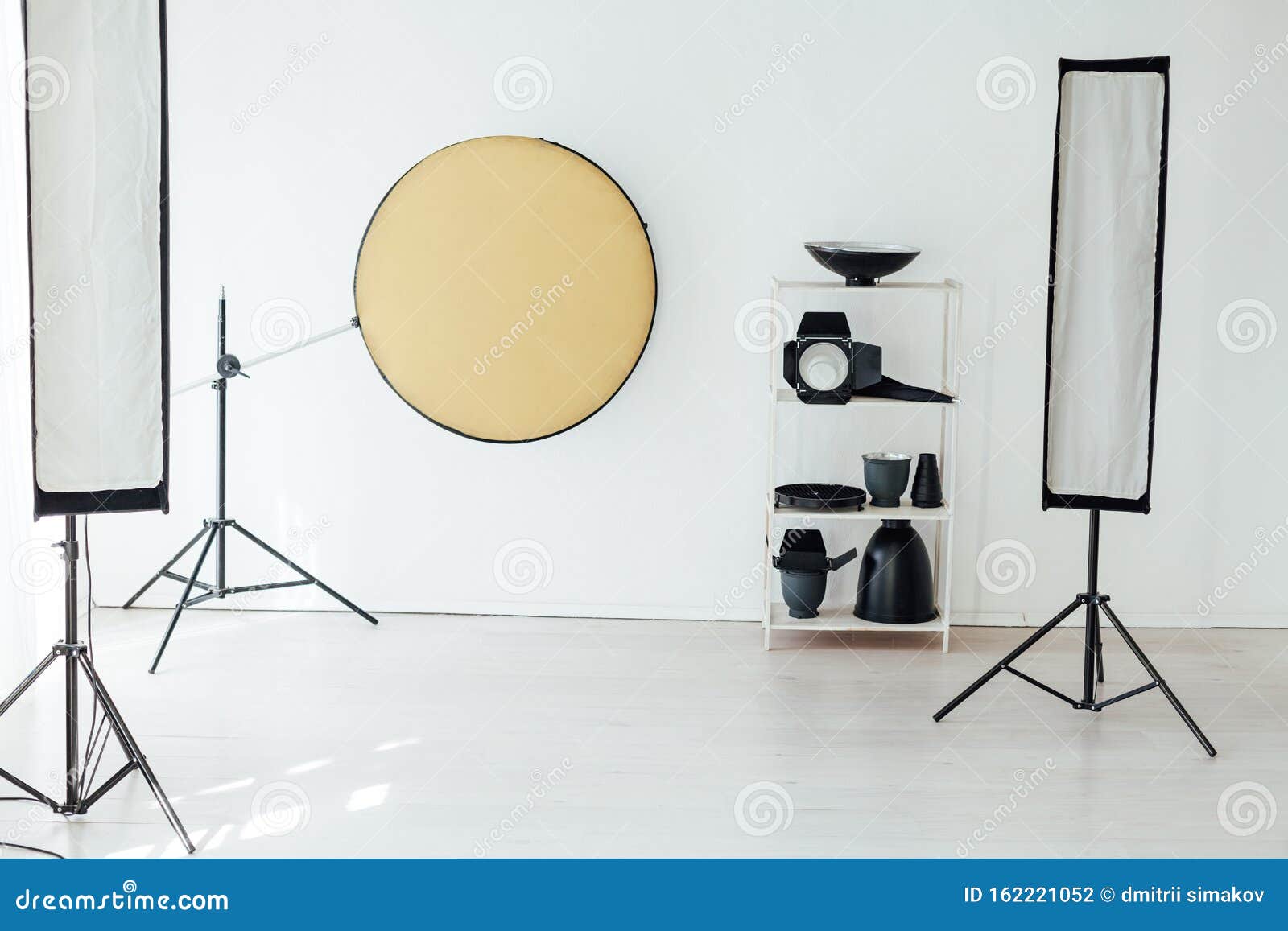 Photo Studio Equipment Flash Accessories Photographer Light Stock Photo ...