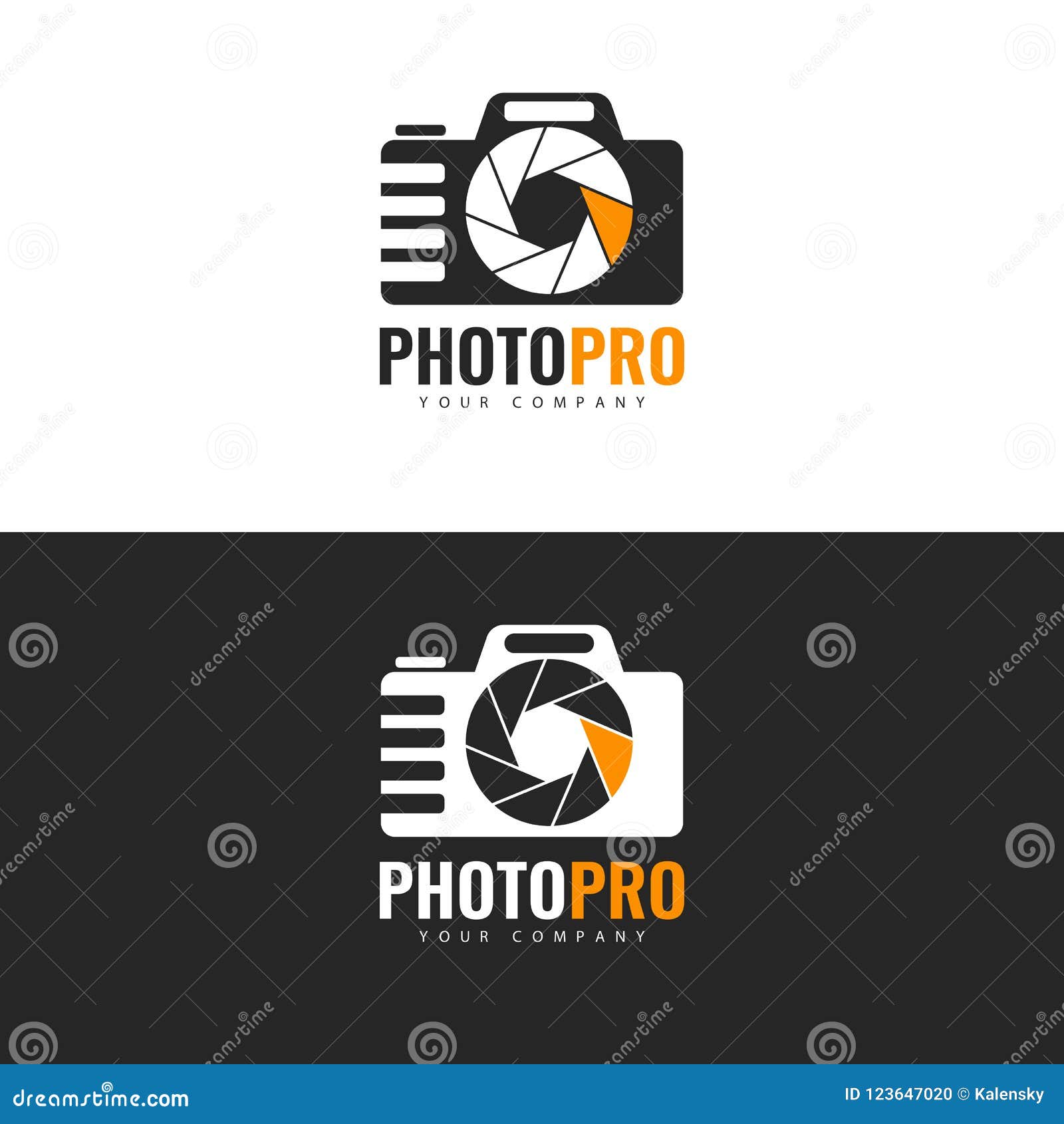 Photo Studio Logo design. stock vector. Illustration of shutter - 123647020