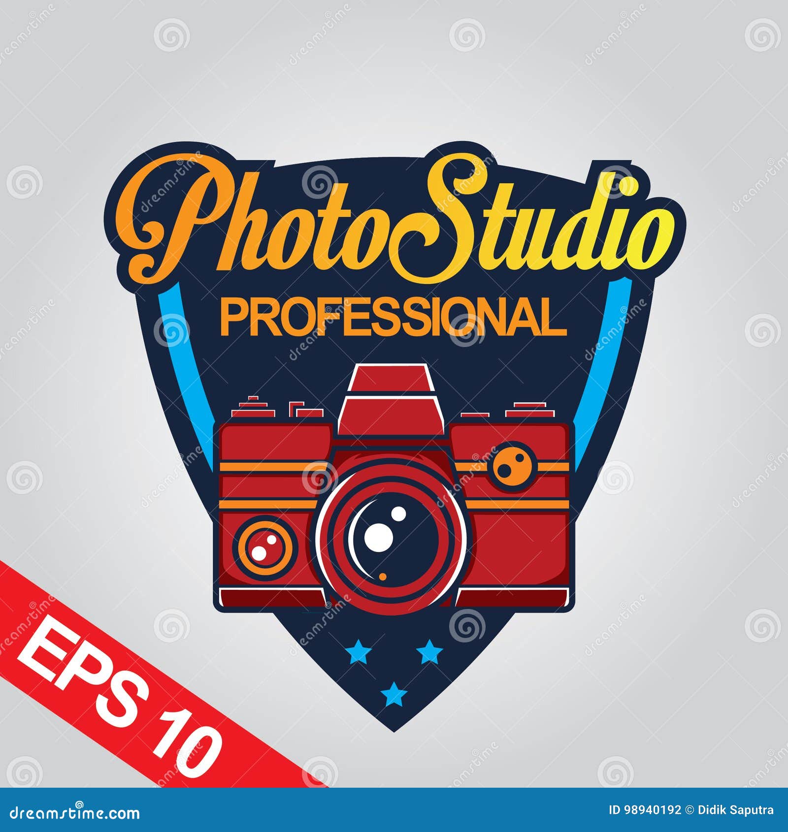 Photo Studio Logo Design Template Stock Vector - Illustration of ...