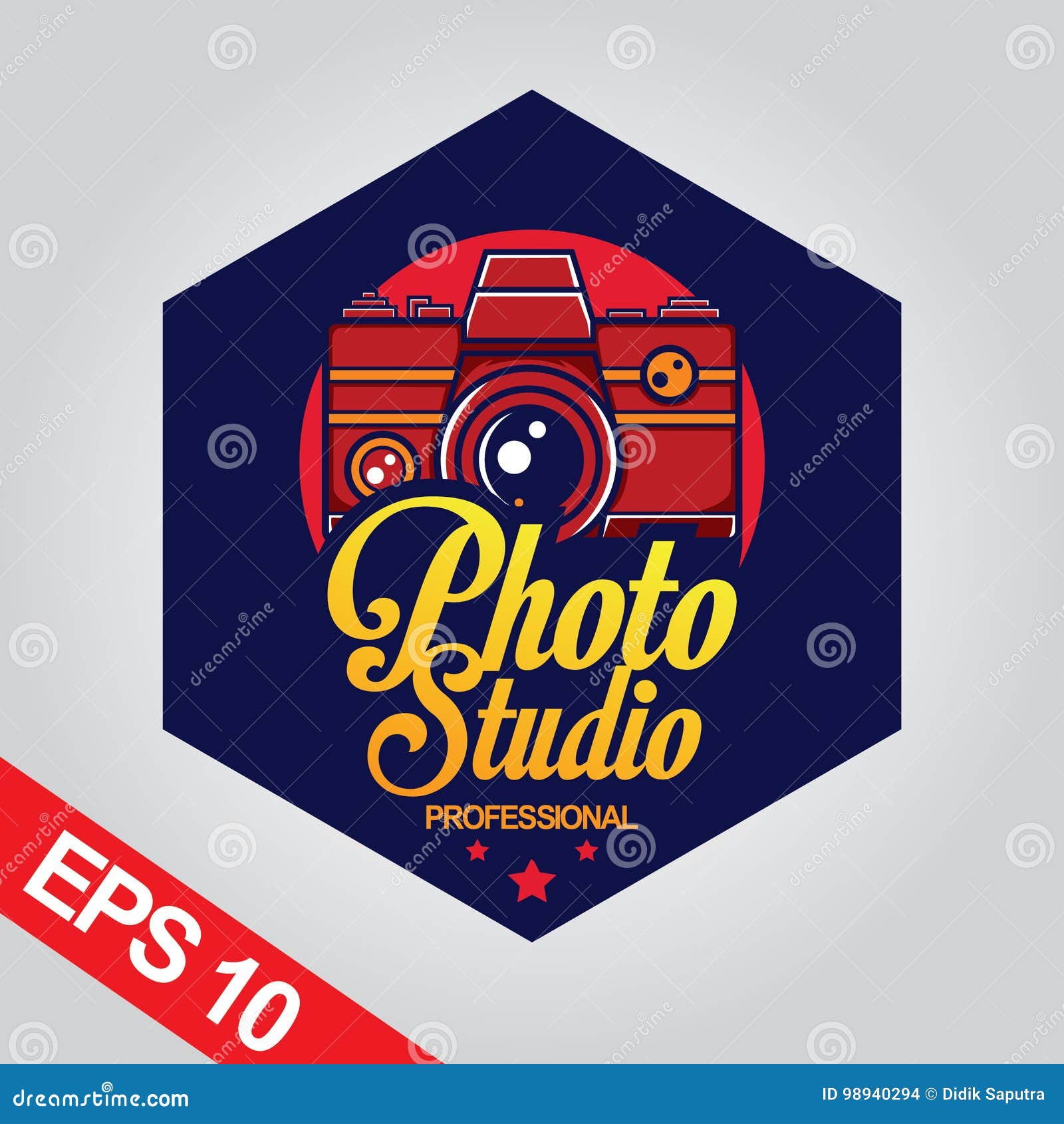 Photo Studio Logo Design Template Stock Vector - Illustration of ...