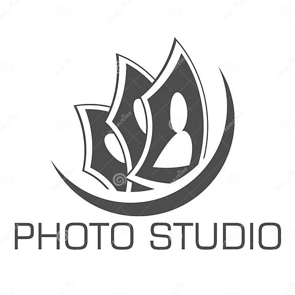 Photo Studio Logo Design Template Stock Vector - Illustration of gold ...
