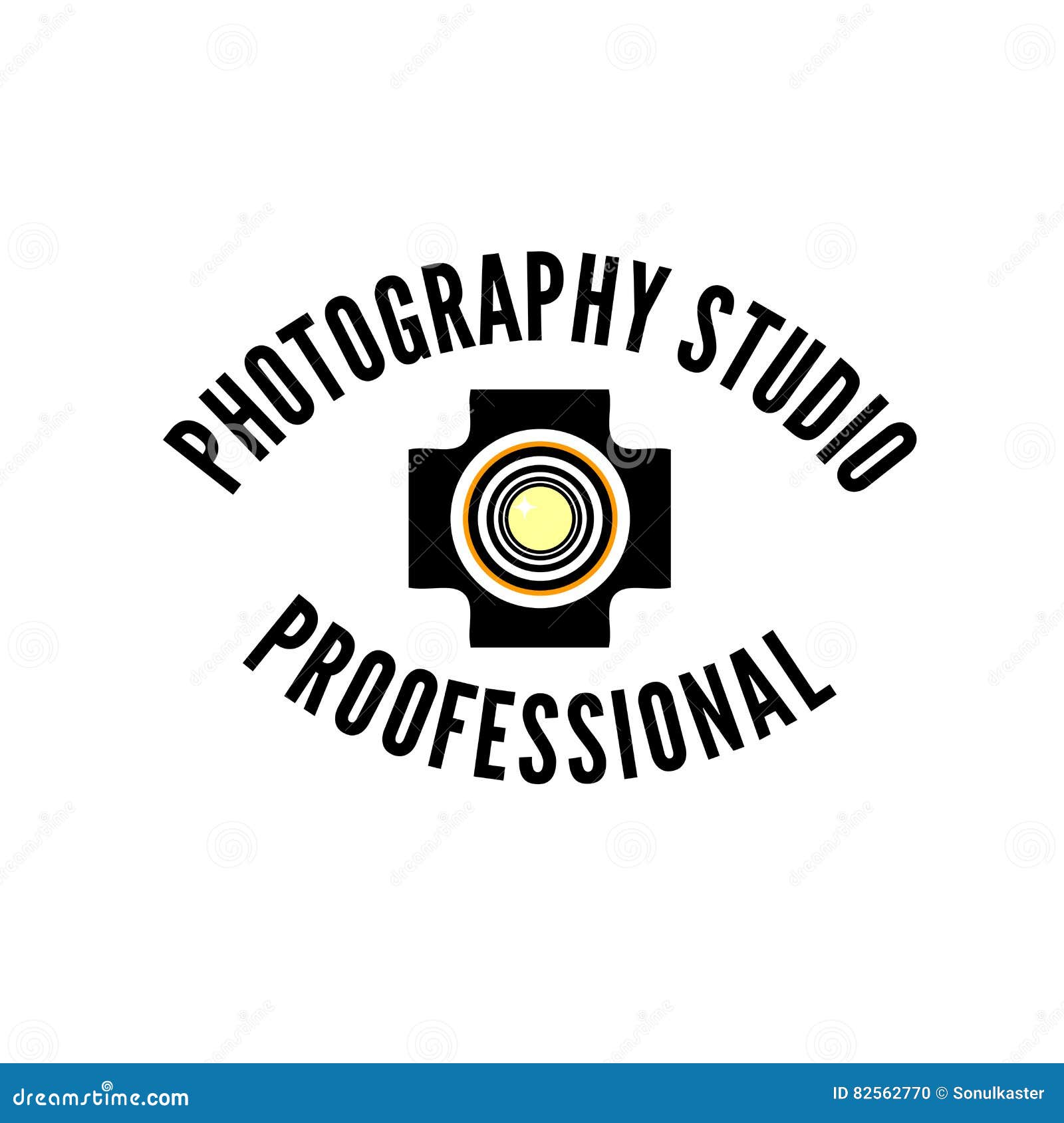 Photo Studio or Professional Photographer Logo Template Stock Vector ...