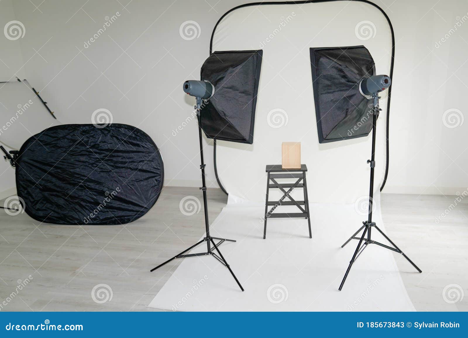 Photo Studio Room Interior Ready for Shooting Models and Objects with ...