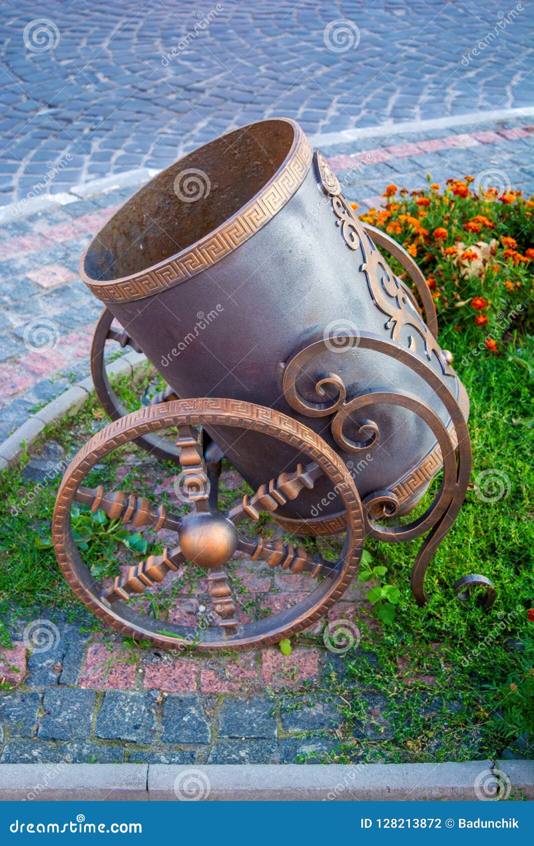 Stylized Trash Bag Bursts Open, Spilling Colorful Plastic Items In A ...