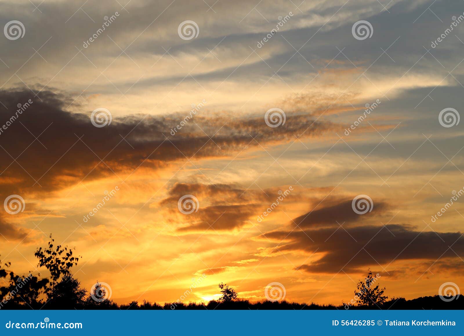 Photo sunset sky stock image. Image of meadow, beautiful - 56426285