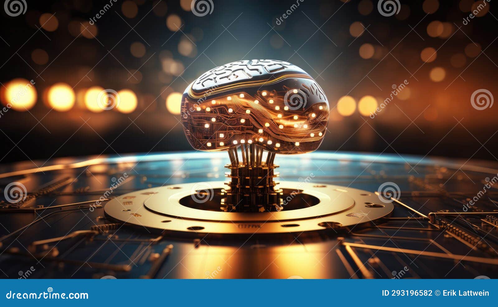 Photo that Symbolizes Intelligence - Fictional Stock Photo Stock ...