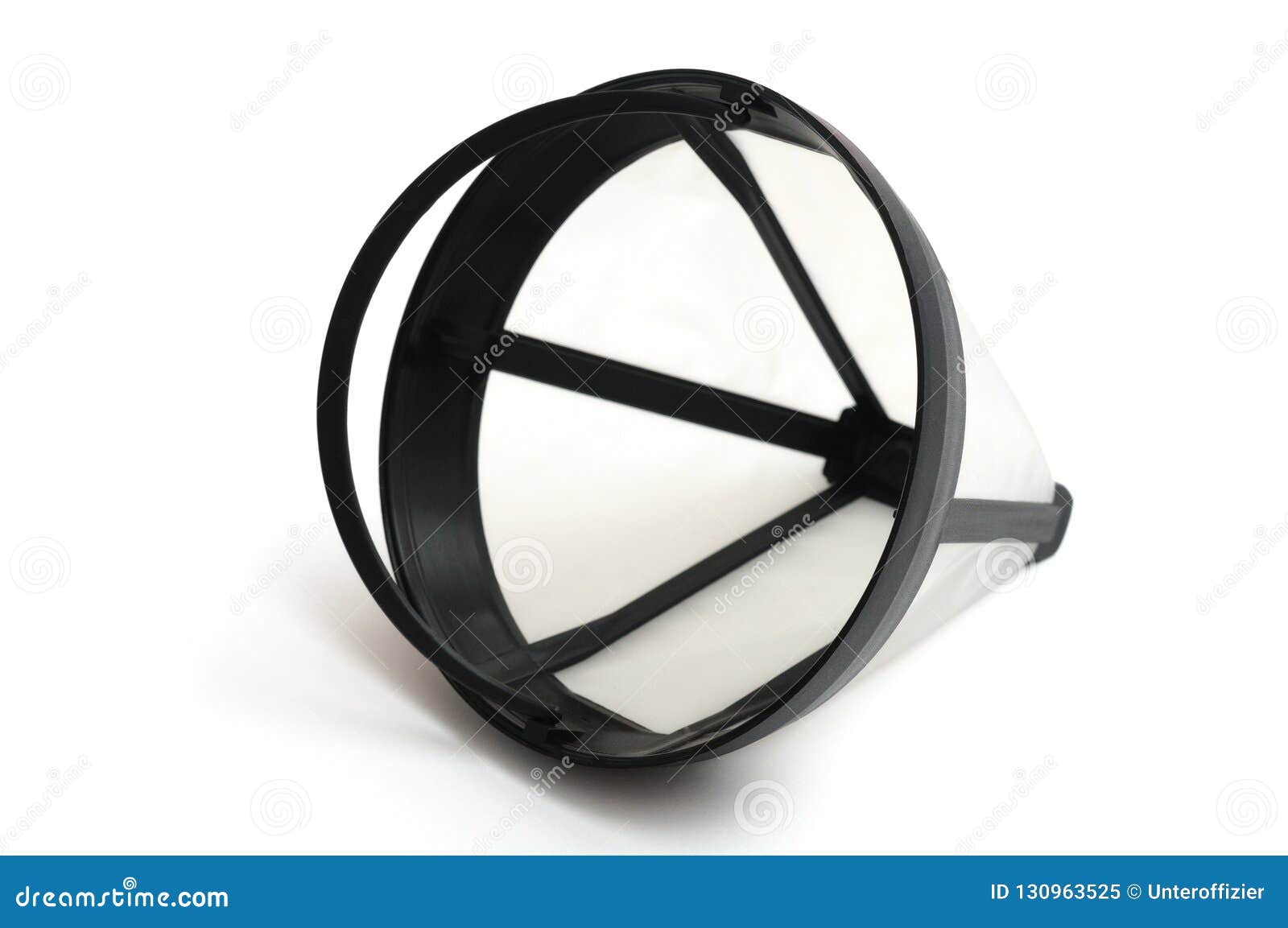 A Plastic Coffee Maker Filter Stock Image - Image of fluid, coffee ...