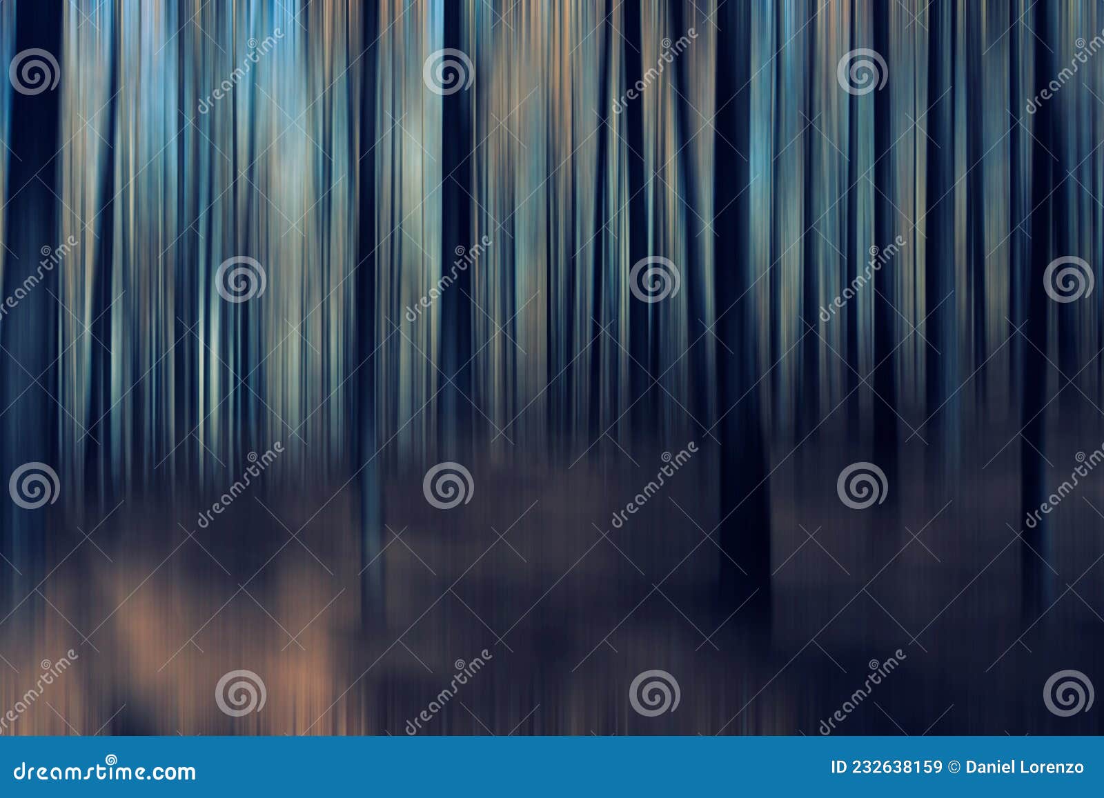 The Adamski Effect in a Forest. Stock Image - Image of sunlight, purple ...