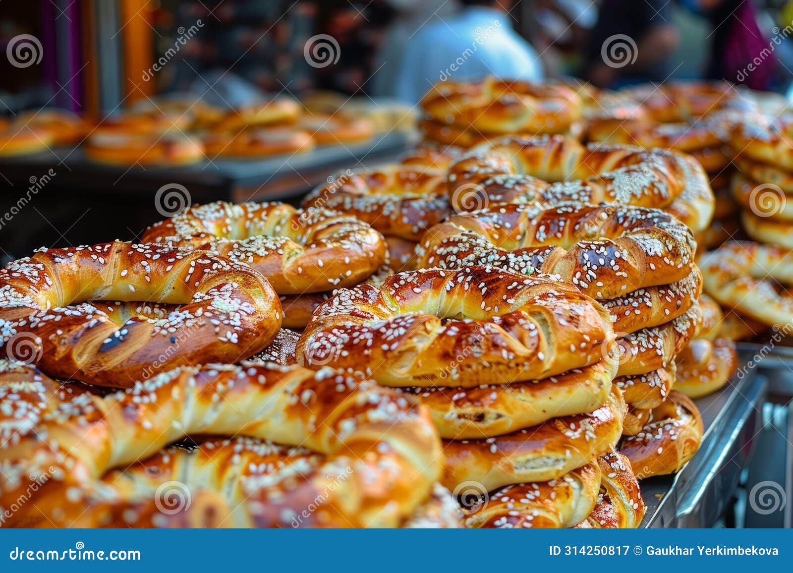 Photo of Tasty National Eastern, Turkey Simit Bakery Stock Illustration ...