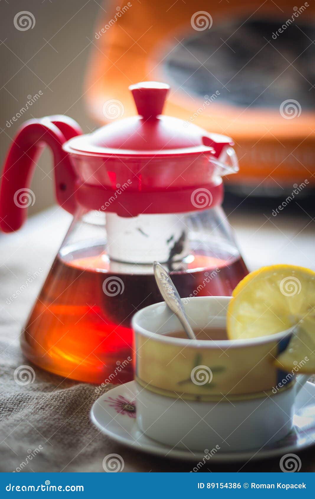Photo tea fuzzy view stock photo. Image of background - 89154386