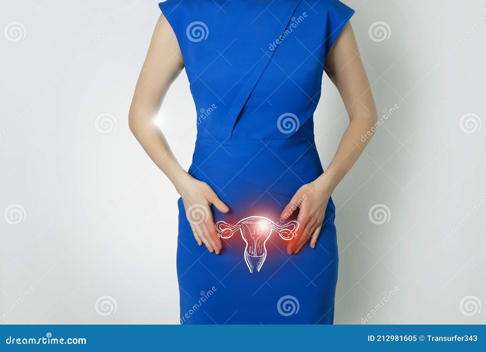 Photo Template Of Unrecognizable Woman Representing Graphic