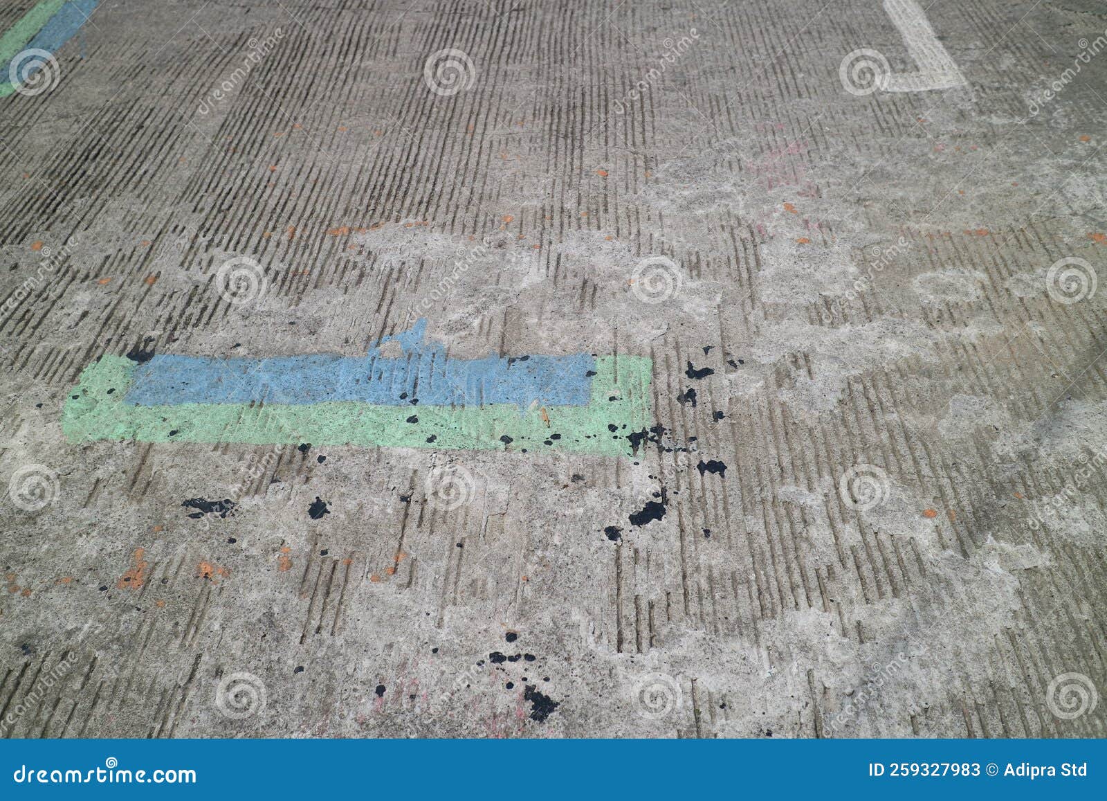 A texture of concrete road stock image. Image of background - 259327983