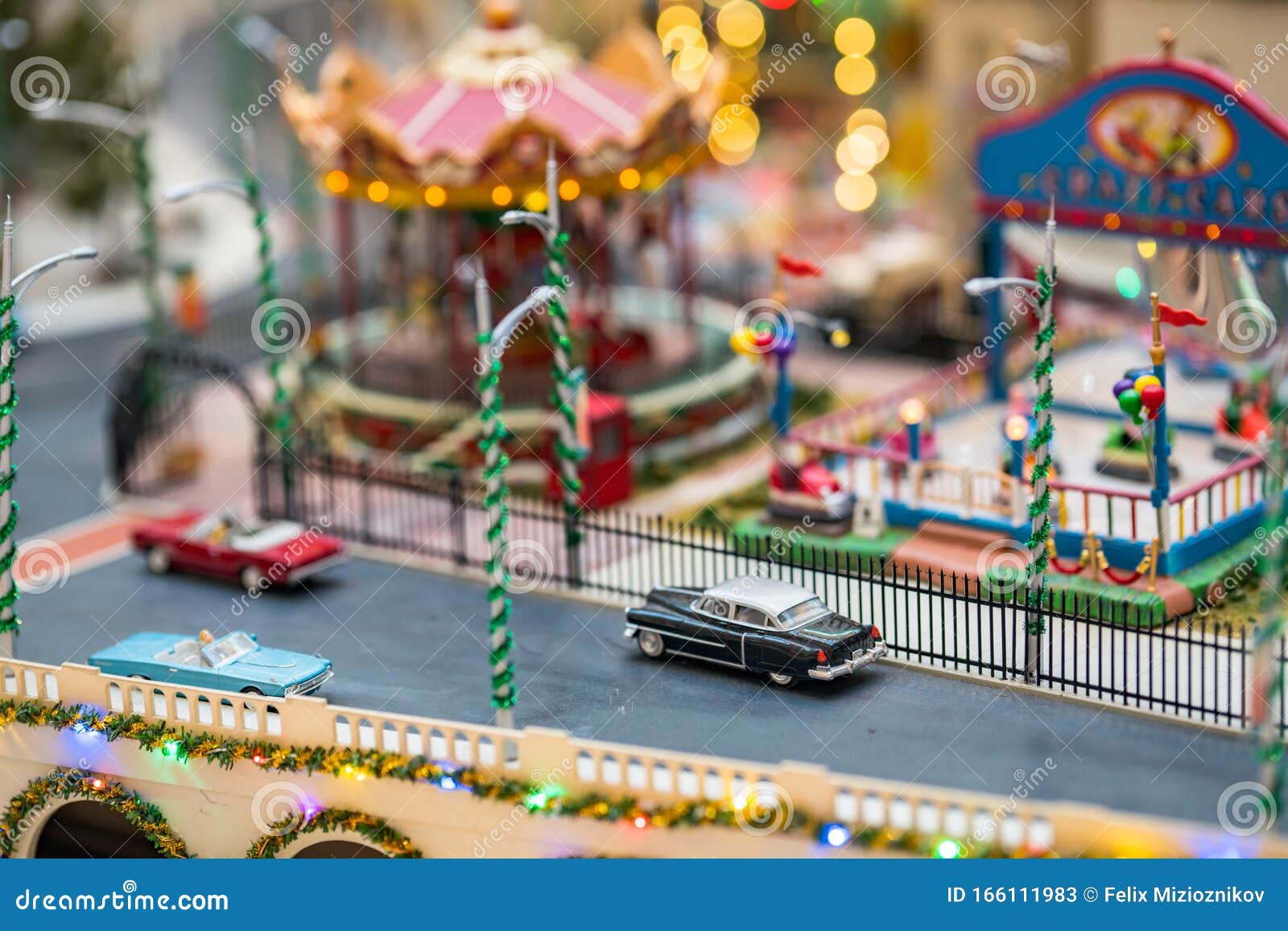 Photo of a Tiny Town Miniature Macro Shot Editorial Stock Photo - Image ...