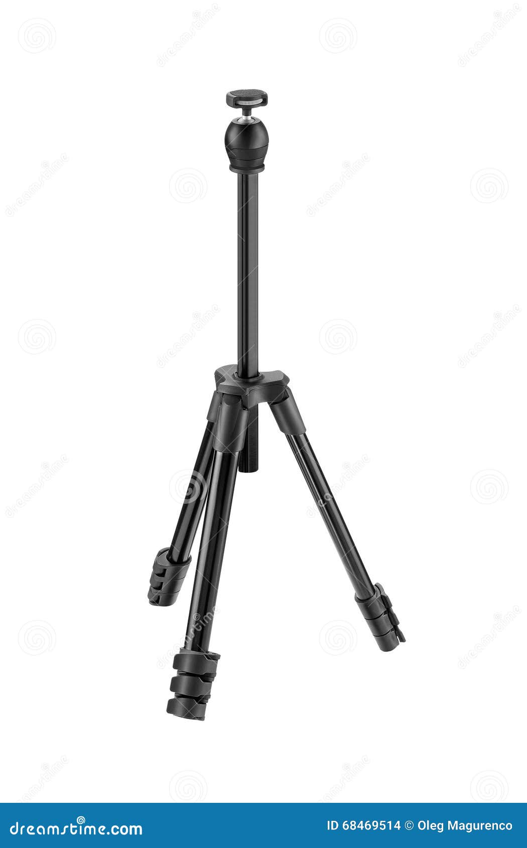 Photo tripod isolated stock photo. Image of silver, aluminum - 68469514