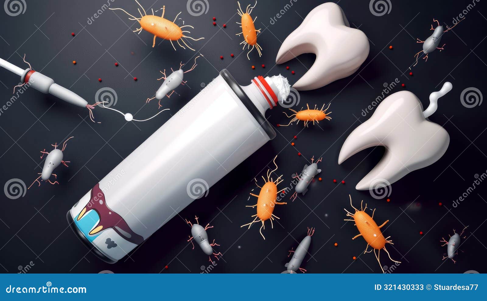 Surreal Germ-Fighting Illustration Stock Illustration - Illustration of ...