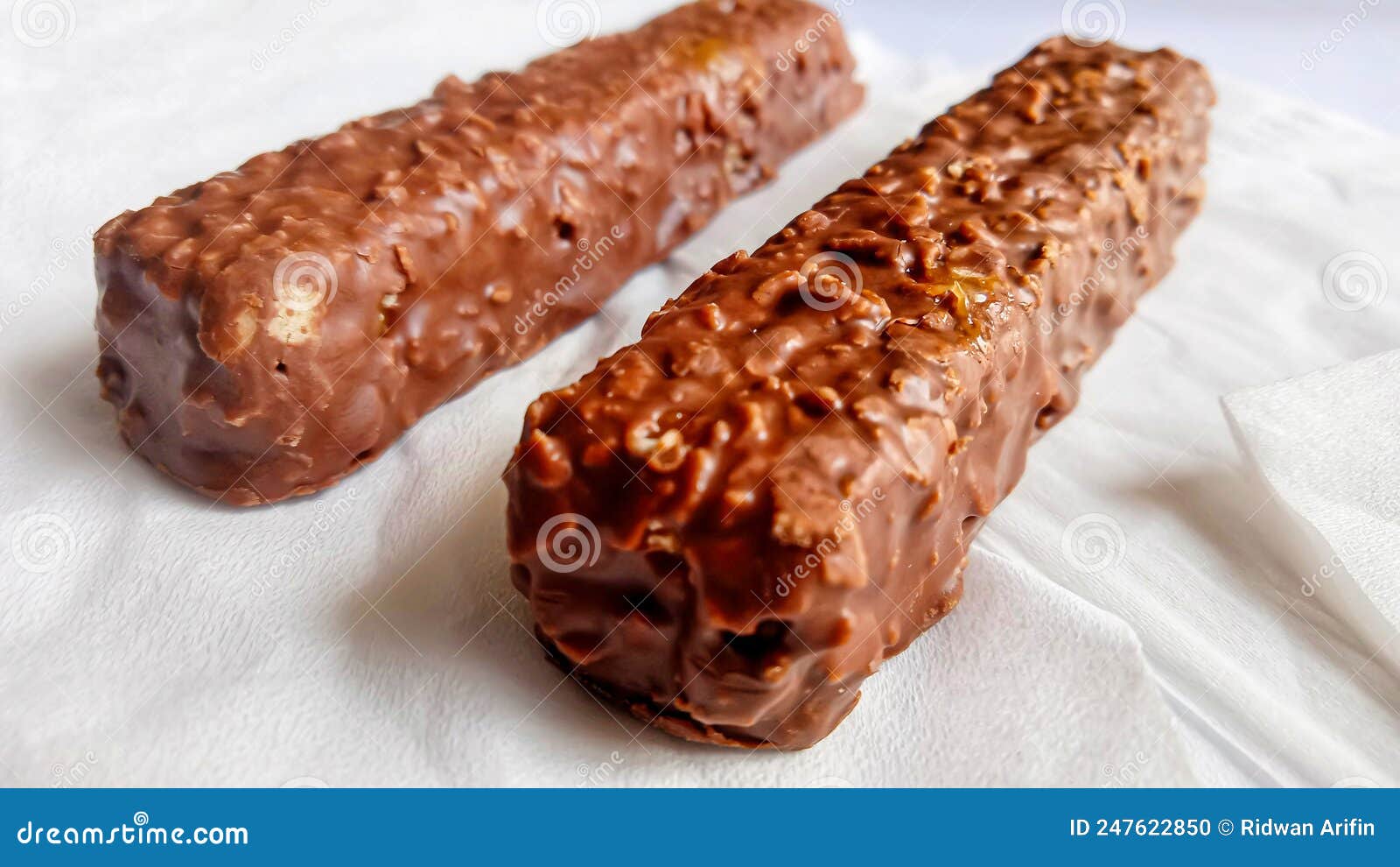 Photo of Two Wafer Chocolate Bars Stock Photo - Image of baking, bars ...