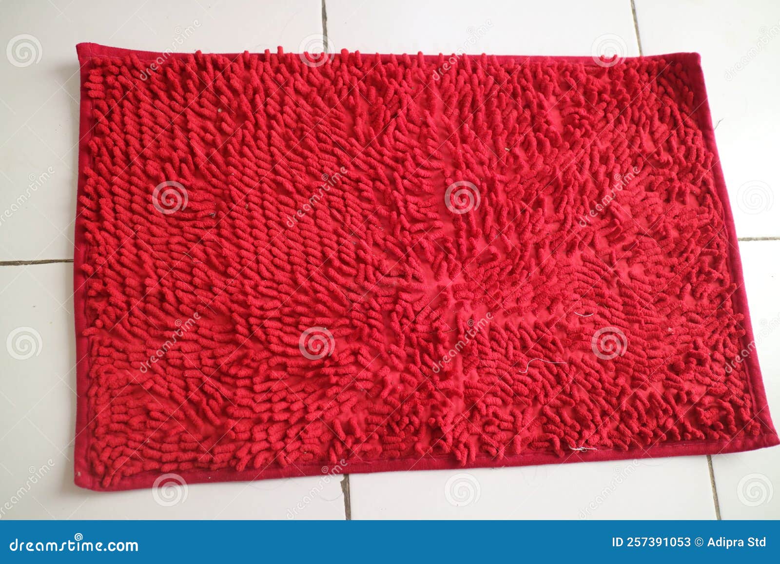 The Unique Texture of the Red Mat Stock Image - Image of textile ...