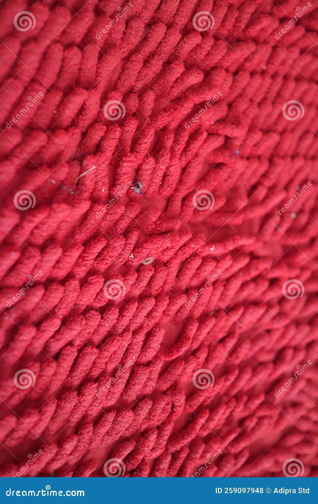 The Unique Texture of the Red Mat Stock Photo - Image of isolated ...