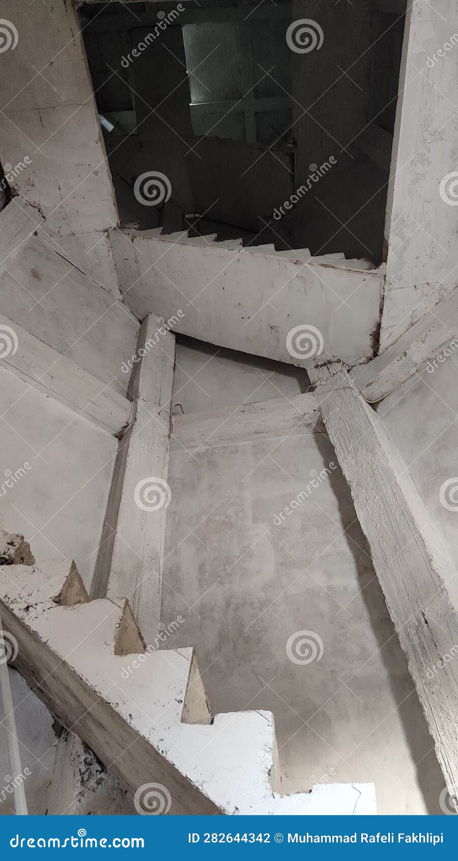 Photo of Unobstructed Dangerous Stairs Inside a Building Stock Photo ...