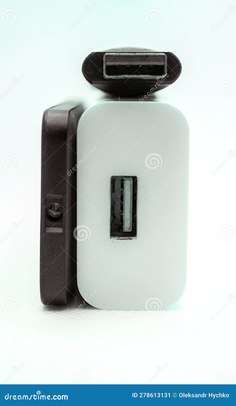 Photo of Usb Charger, Remote Control and Flash Drive Stock Image ...