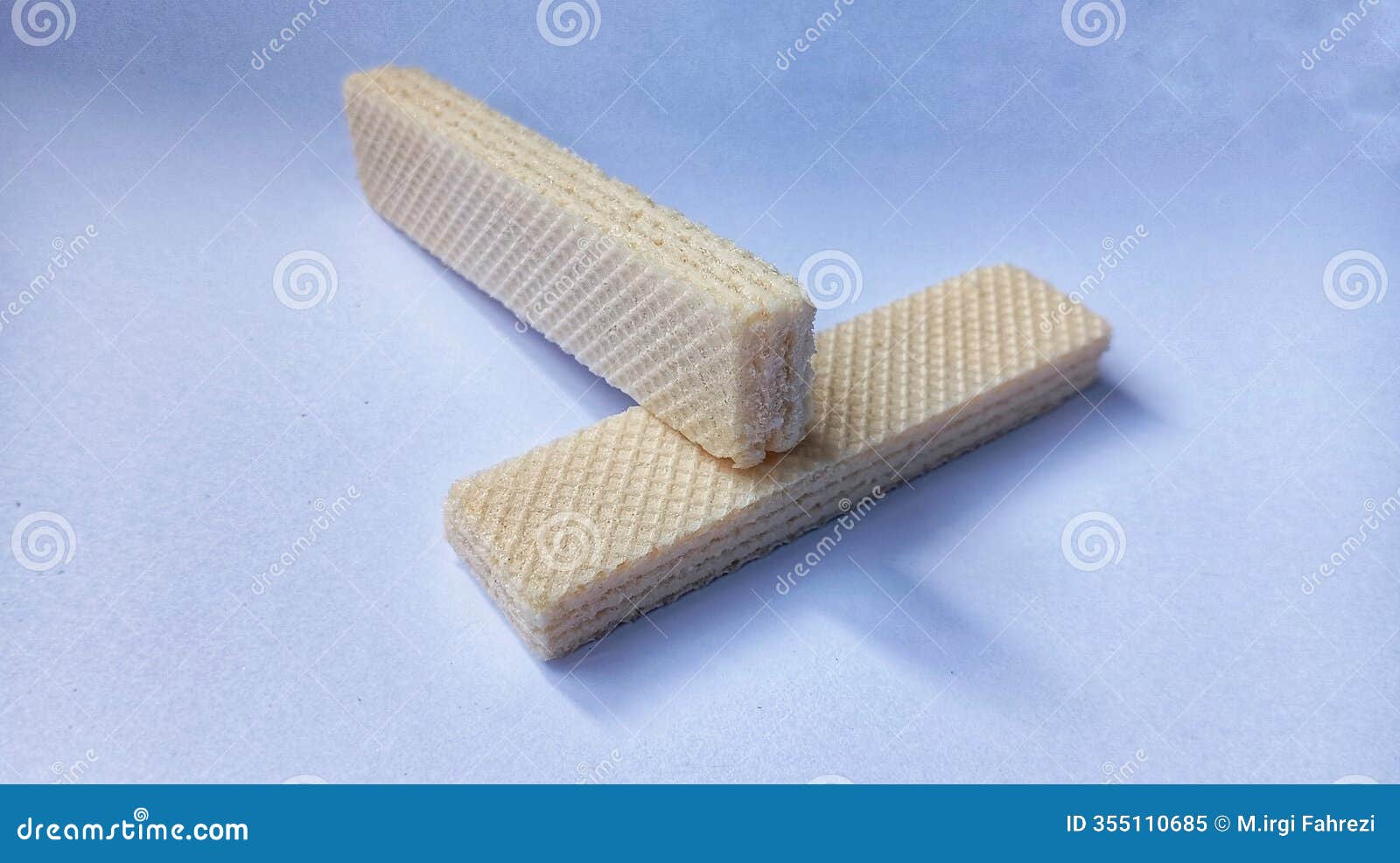 Photo of Vanilla Flavored Wafer Snacks Stock Image - Image of dessert ...