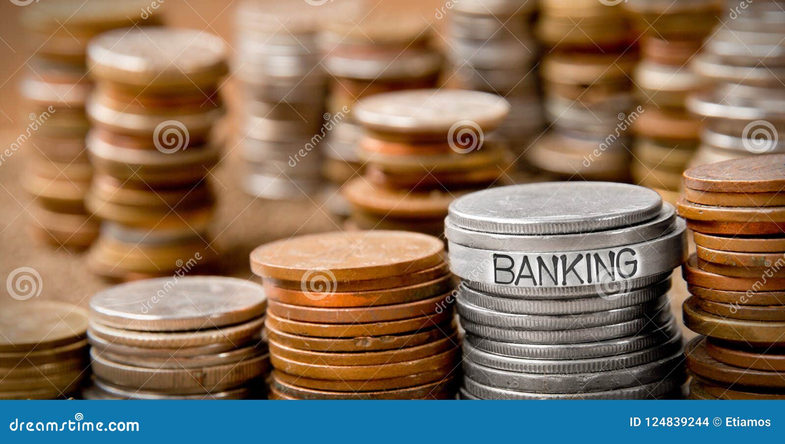 Coin Stack Concept stock photo. Image of accounting - 124839244