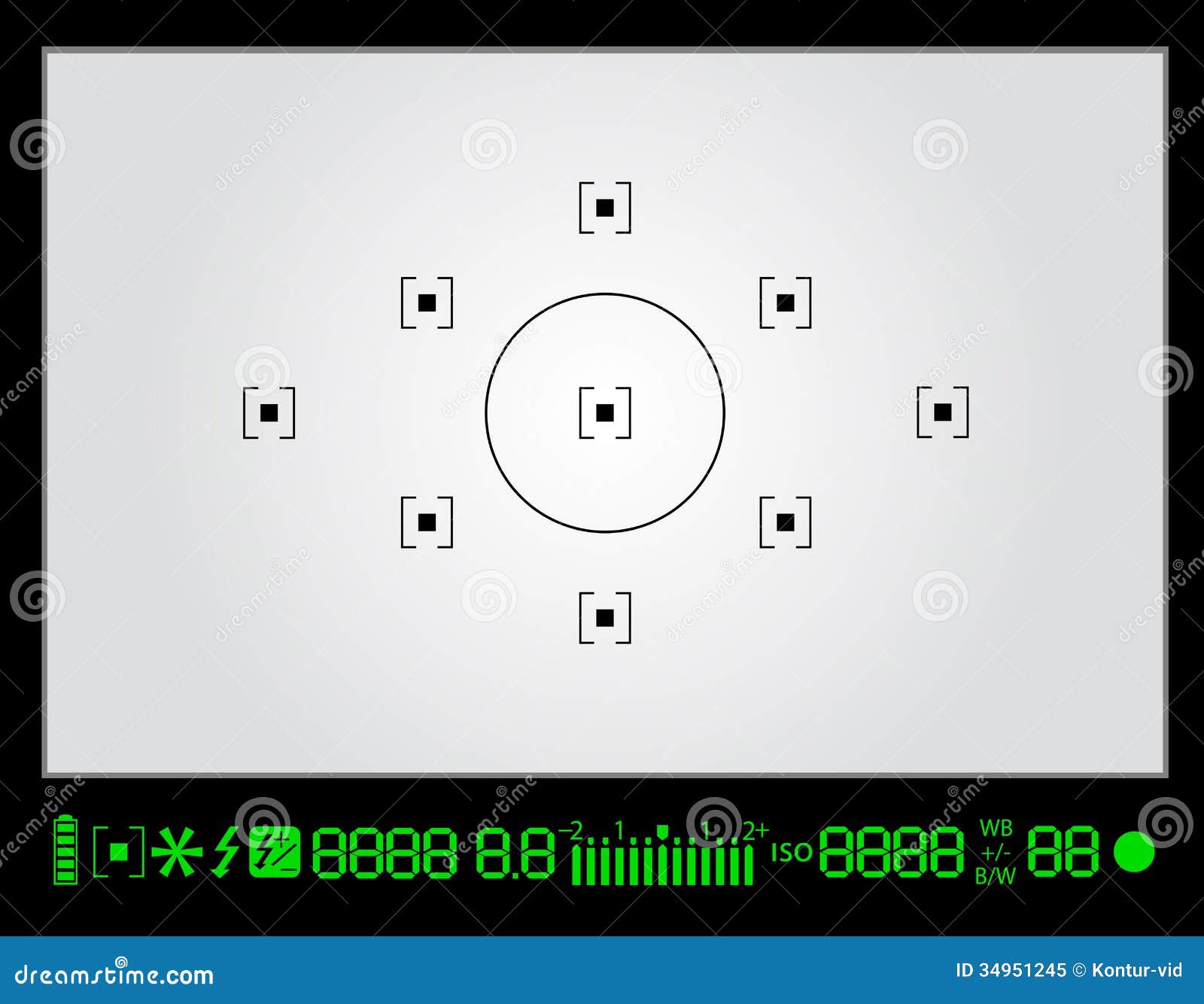 Photo Viewfinder Illustration Stock Vector - Illustration of ...