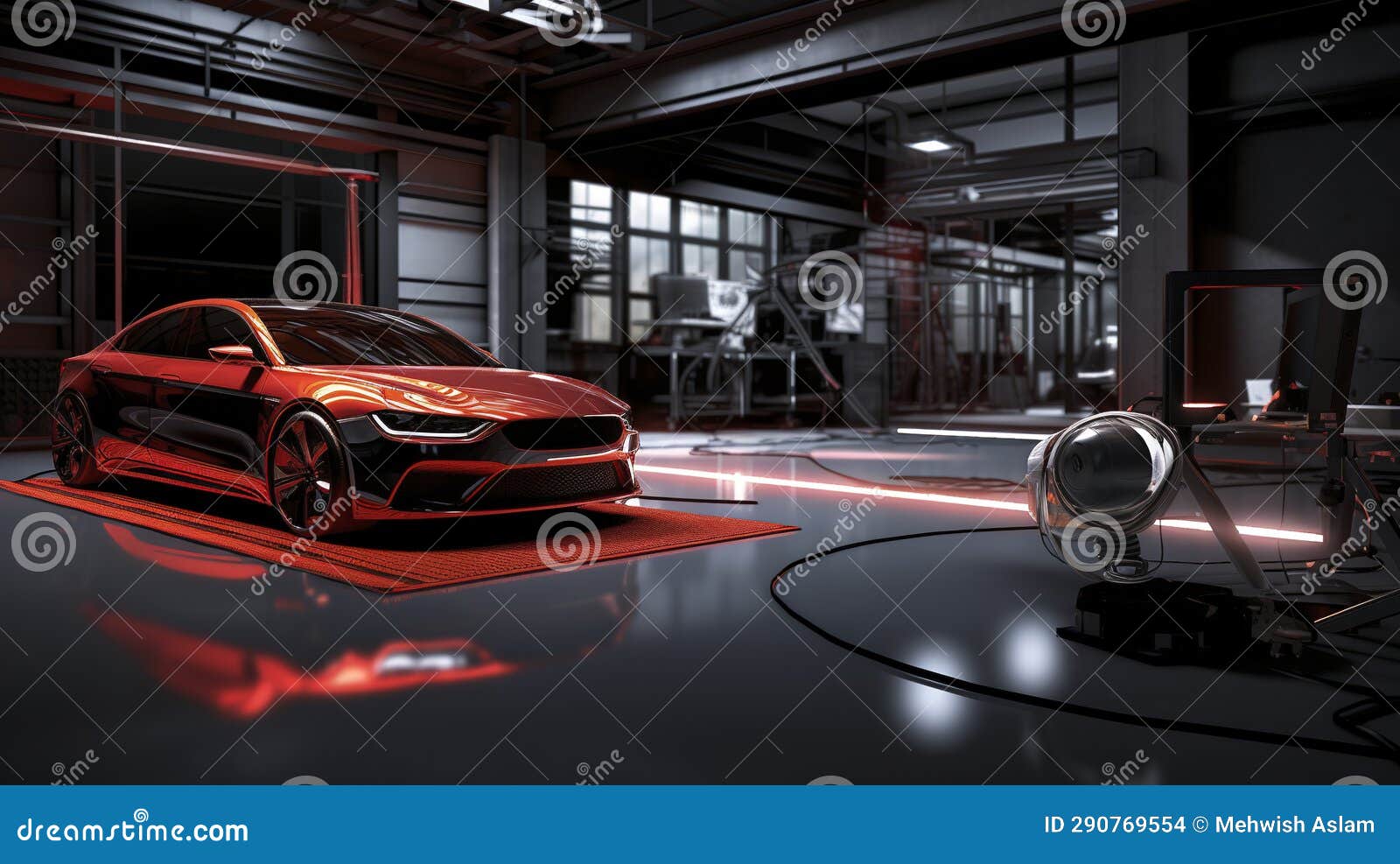 A Photo of Virtual Reality Automotive Design and Simulation Stock ...
