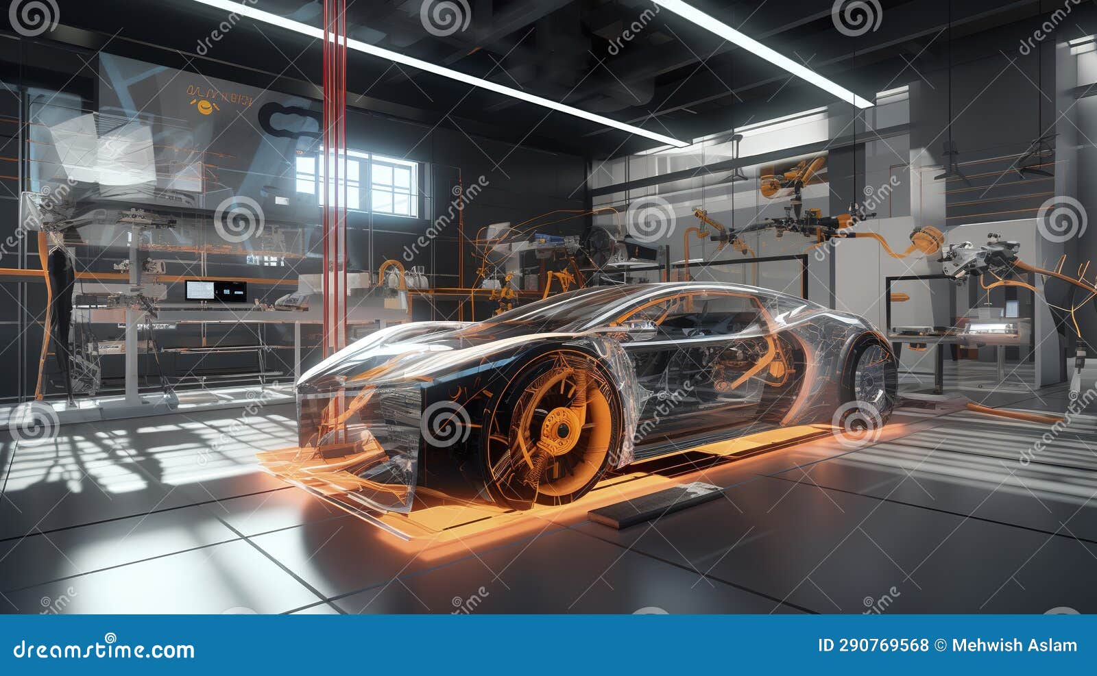 A Photo of Virtual Reality Automotive Design and Simulation Stock ...