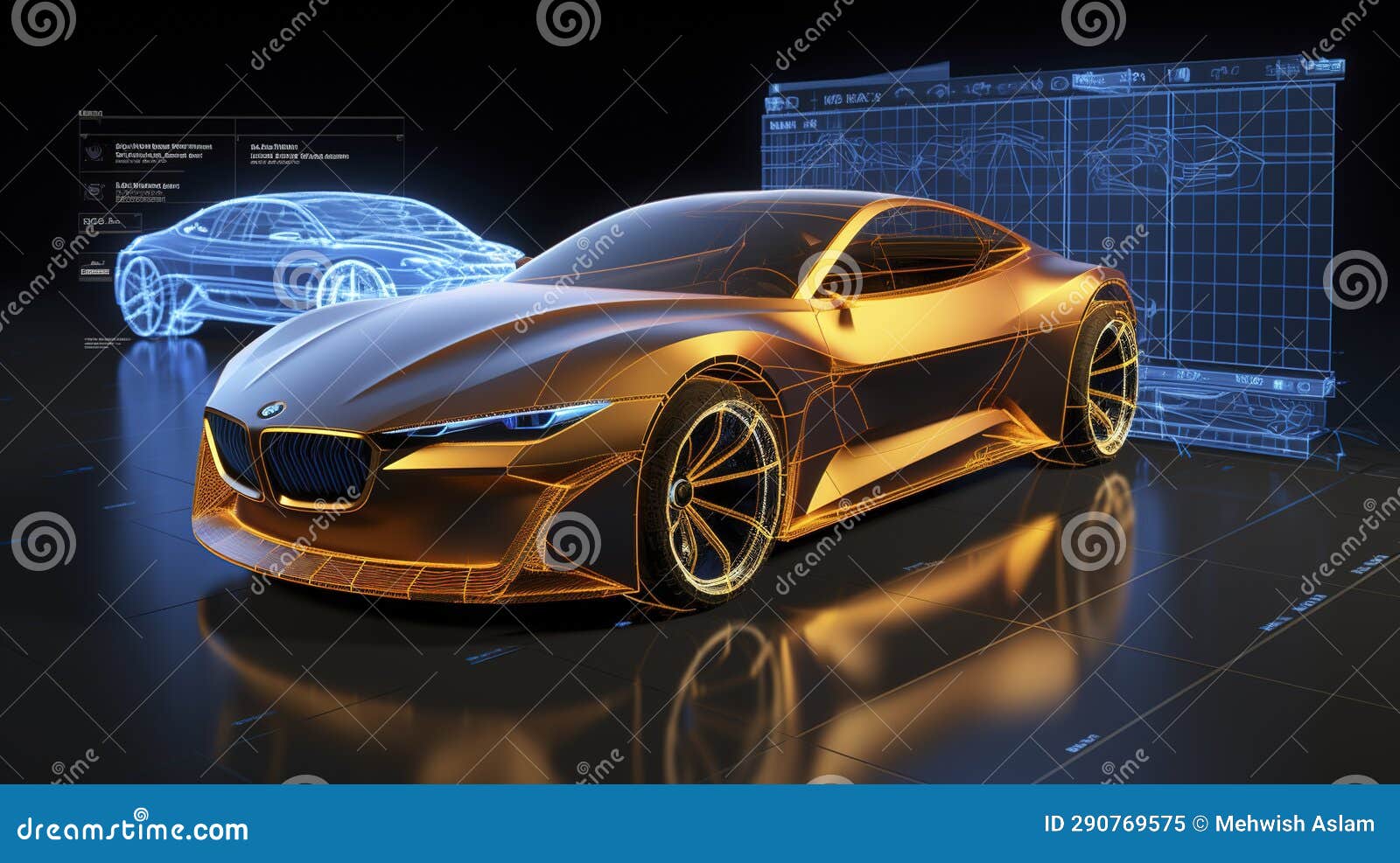 A Photo of Virtual Reality Automotive Design and Simulation Stock ...