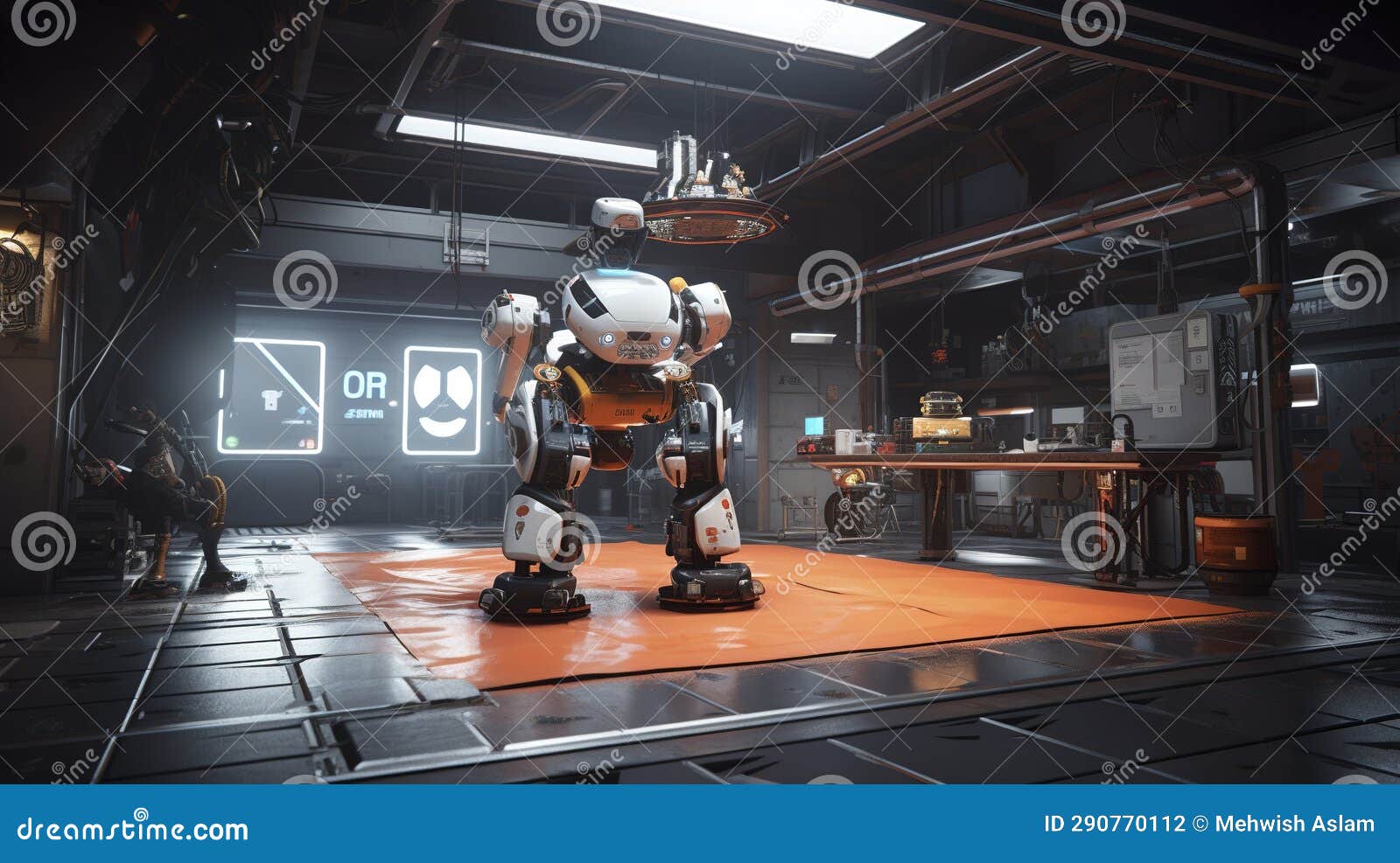 A Photo of Virtual Reality Robotics and Automation Stock Illustration ...