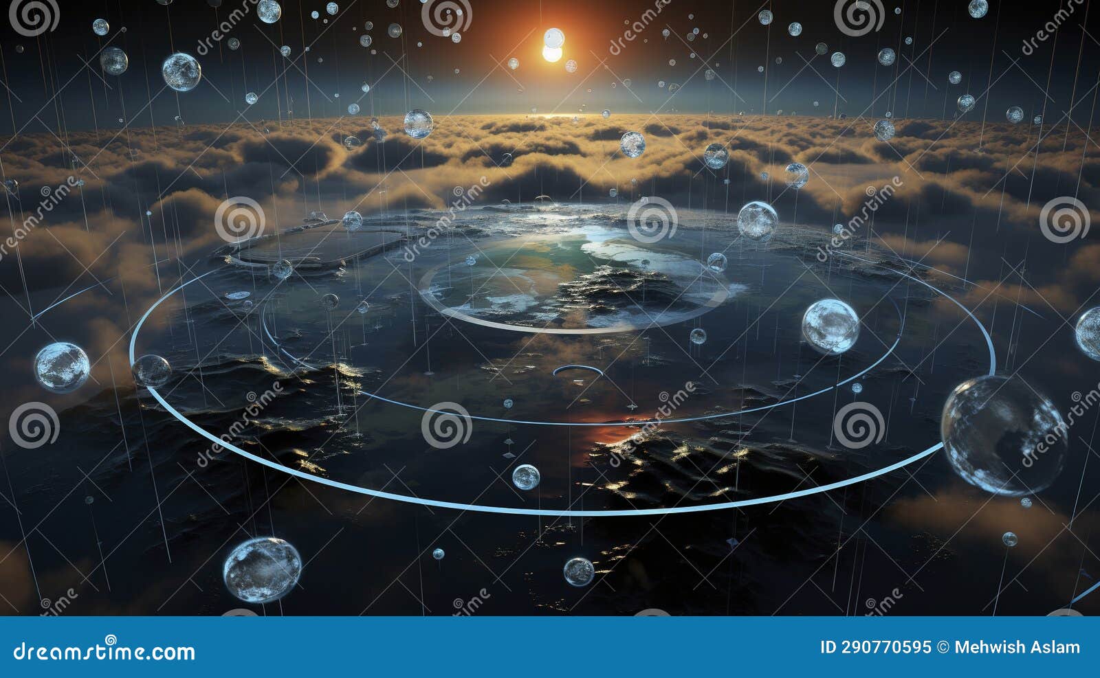 A Photo of Virtual Reality Weather Forecasting and Climate Modeling ...