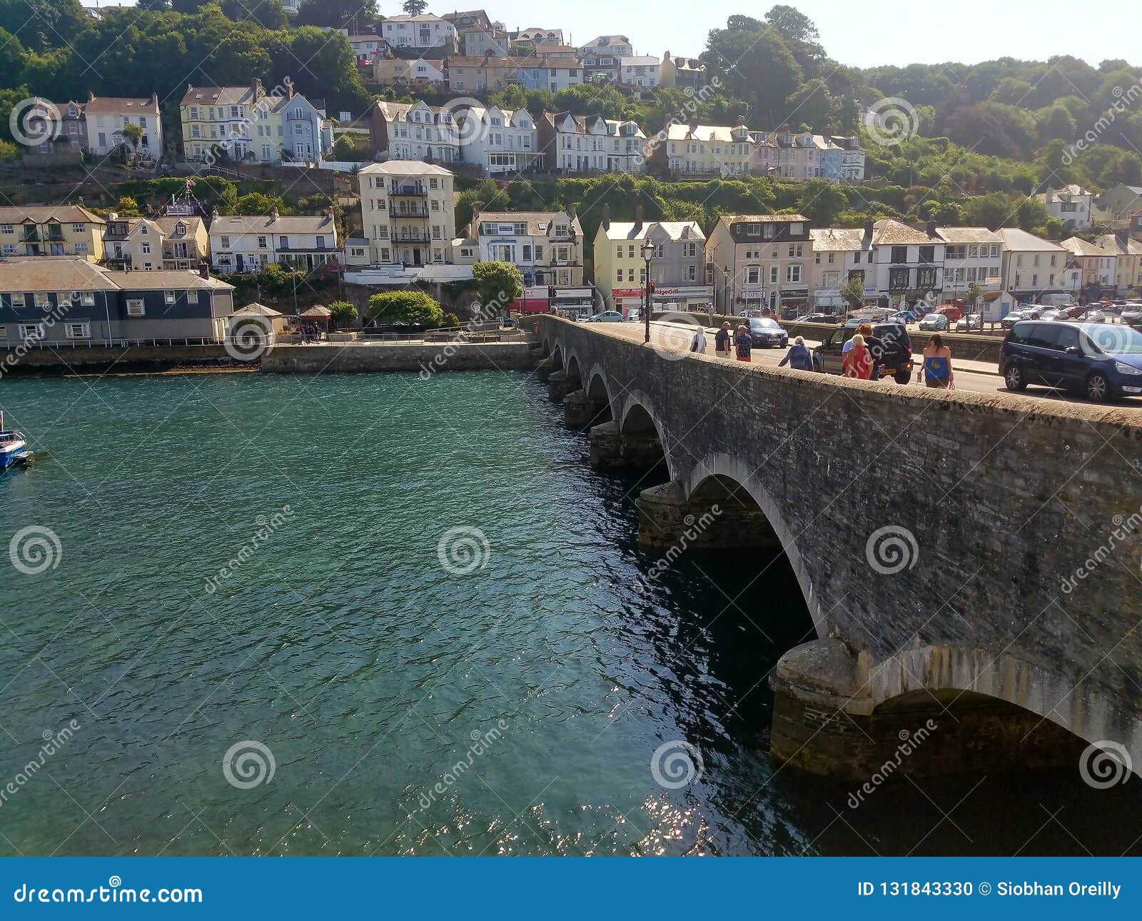 Bridge Going Across a River in Cornwall, England Editorial Image ...