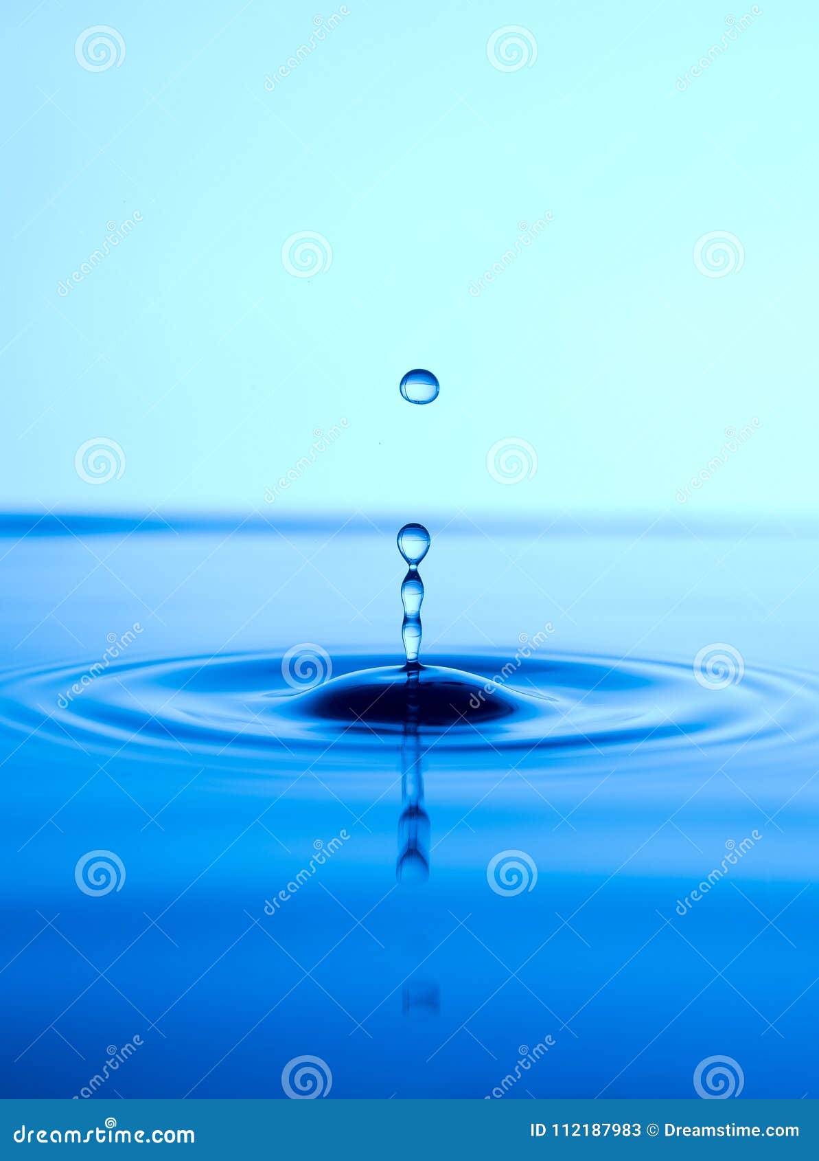 Water splash drop stock image. Image of nature, crown - 112187983