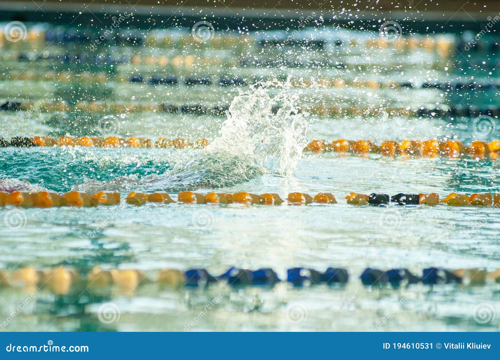 Photo of Water Splash in Swimming Pool Stock Image - Image of pool ...