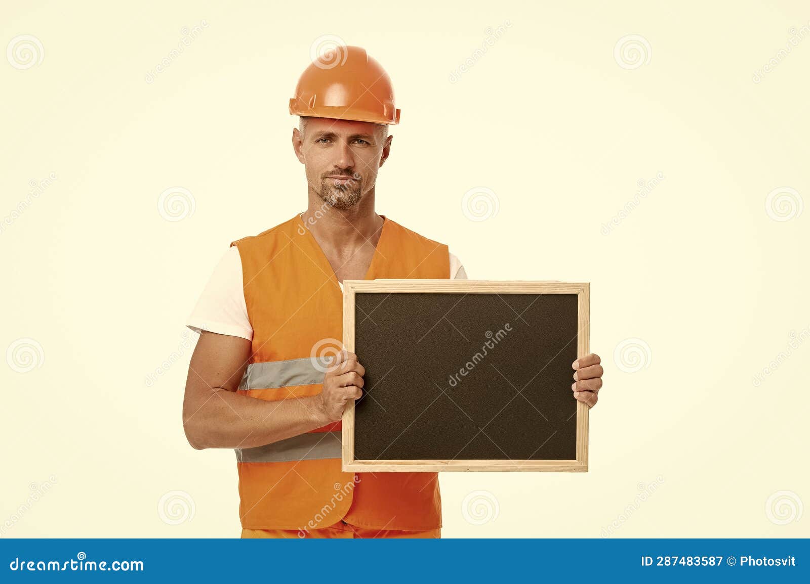 Photo of Worker Show Advertisement, Copy Space. Worker Show ...