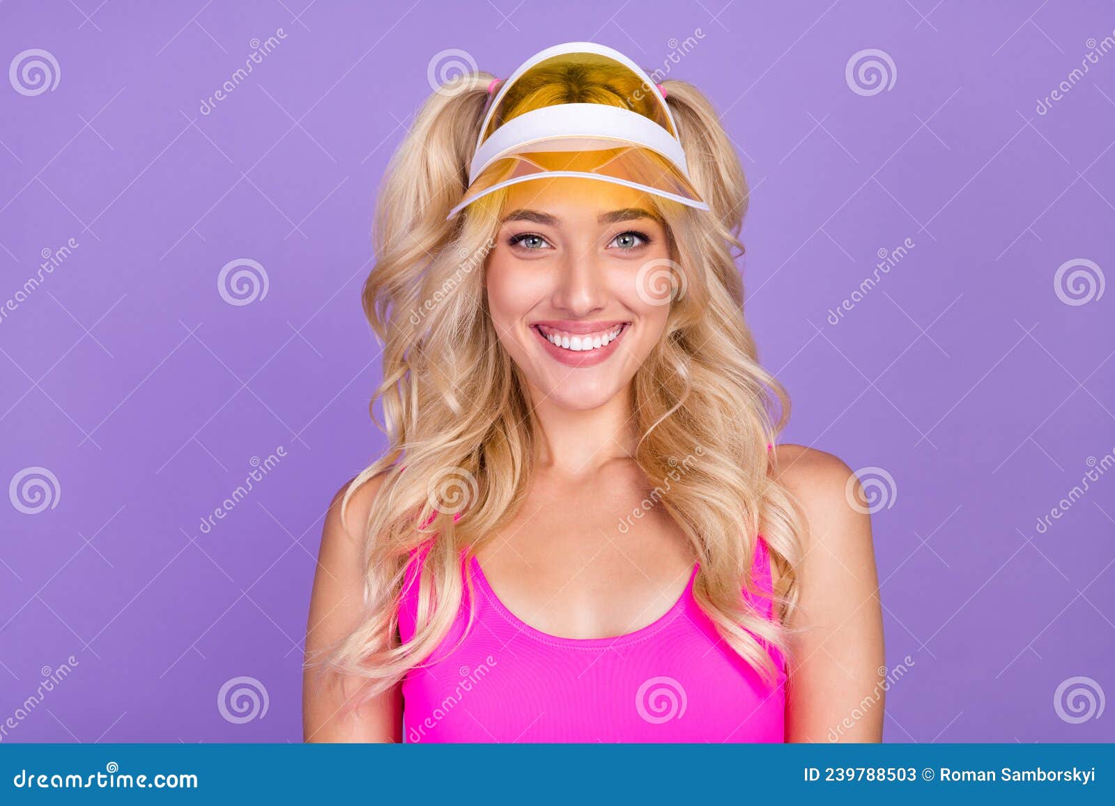 Photo Of Young Attractive Girl Cheerful Happy Positive Toothy Smile
