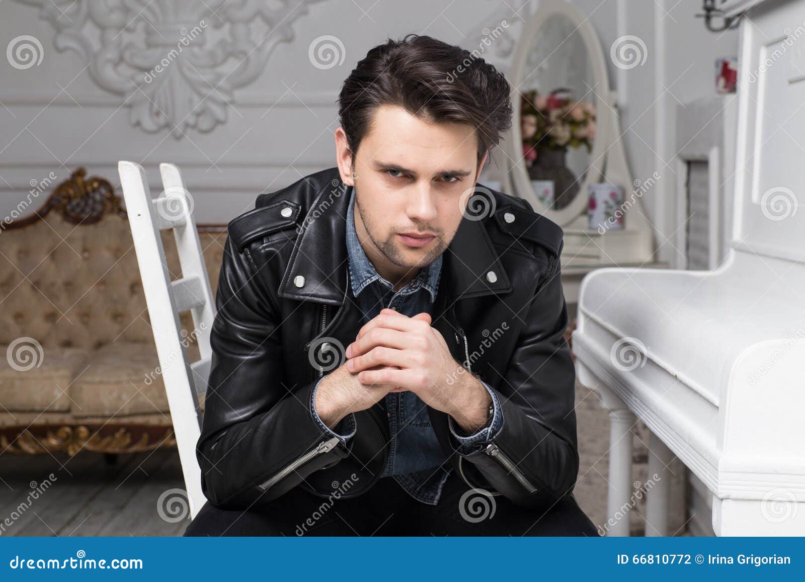 Photo of a Young Man in the Studio Stock Photo - Image of passion ...