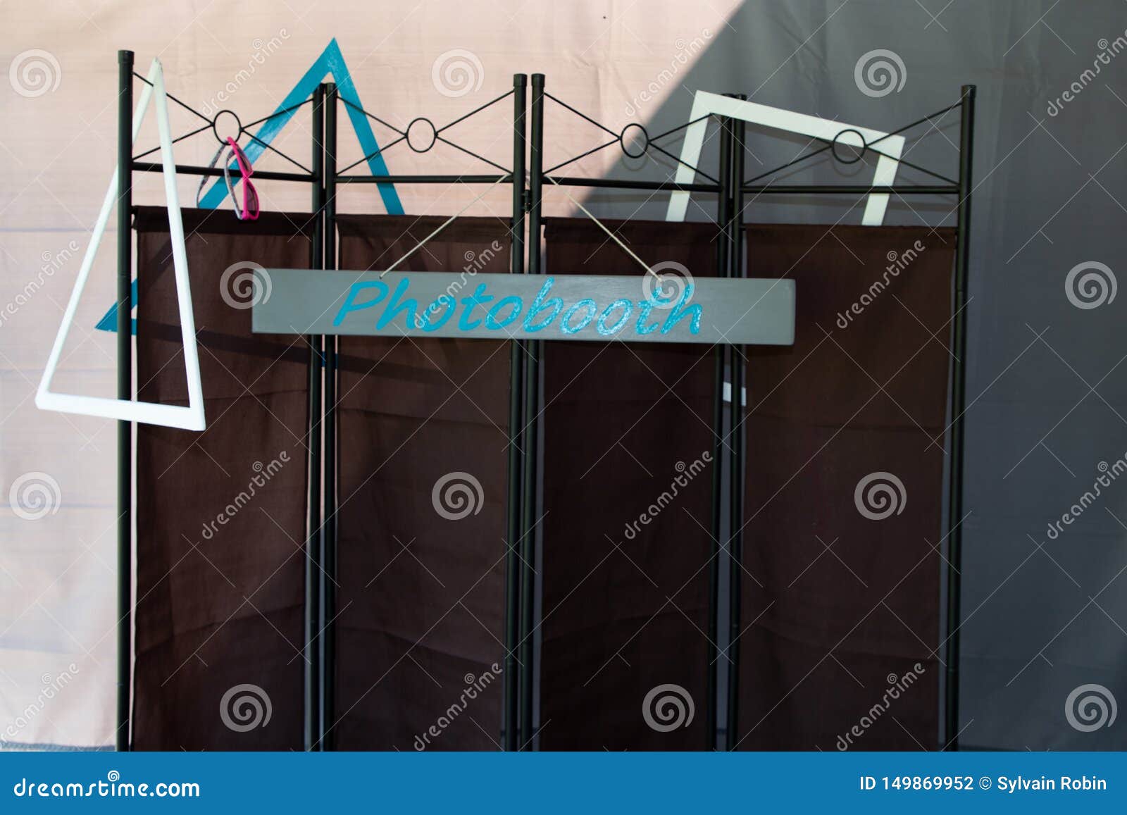 Photobooth Place for Photos at the Wedding Stock Photo - Image of kiosk ...