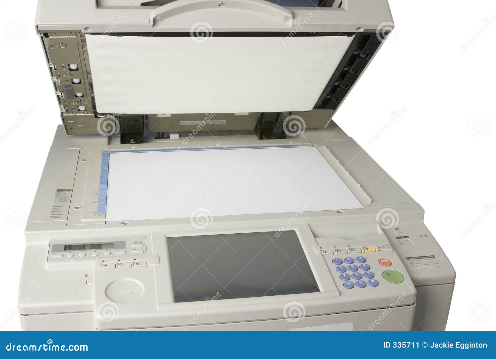 Photocopier Scan Paper Texture Effect For Overlay Stock Image ...