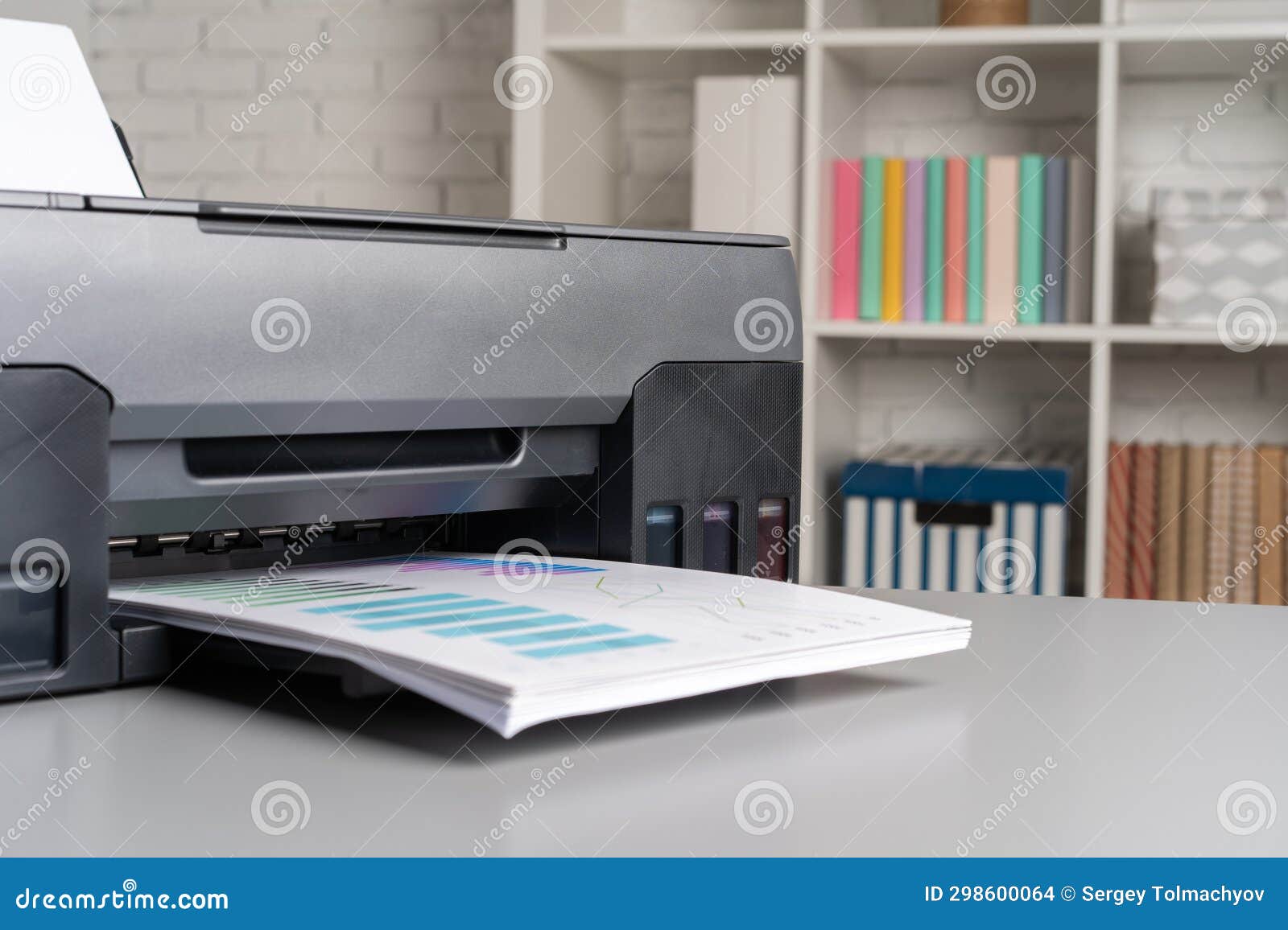 Photocopier Machine And Documents Cartoon Vector | CartoonDealer.com ...