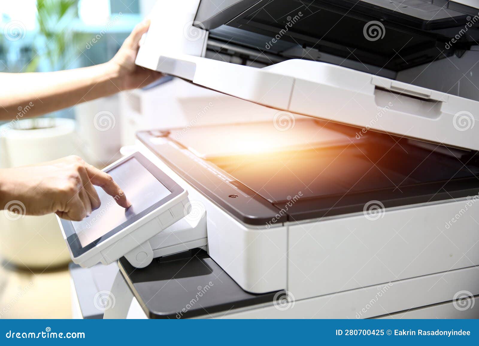 Photocopier Printer, The Copier Or Photocopy Machine Office Equipment ...