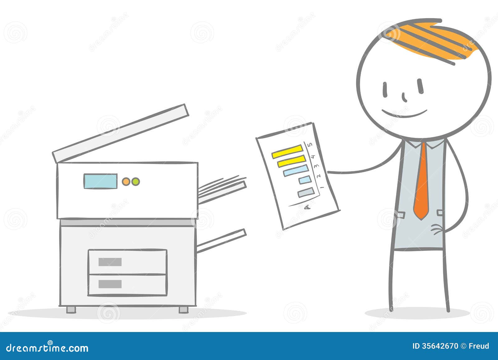 Photocopieur Stock Illustrations, Vecteurs, & Clipart – (3,569 Stock ...