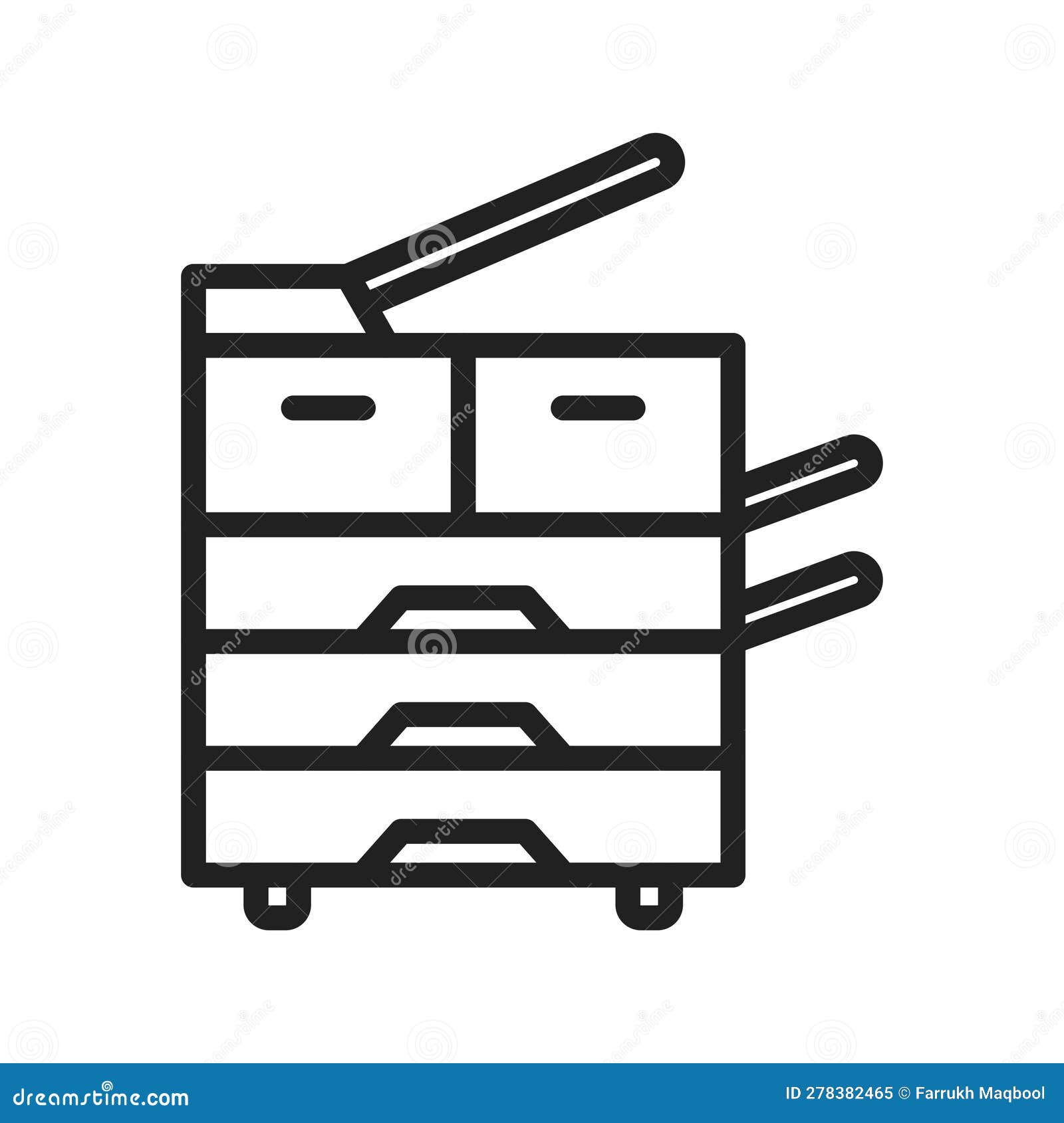 Photocopy Icon Vector Image. Stock Vector - Illustration of symbol ...