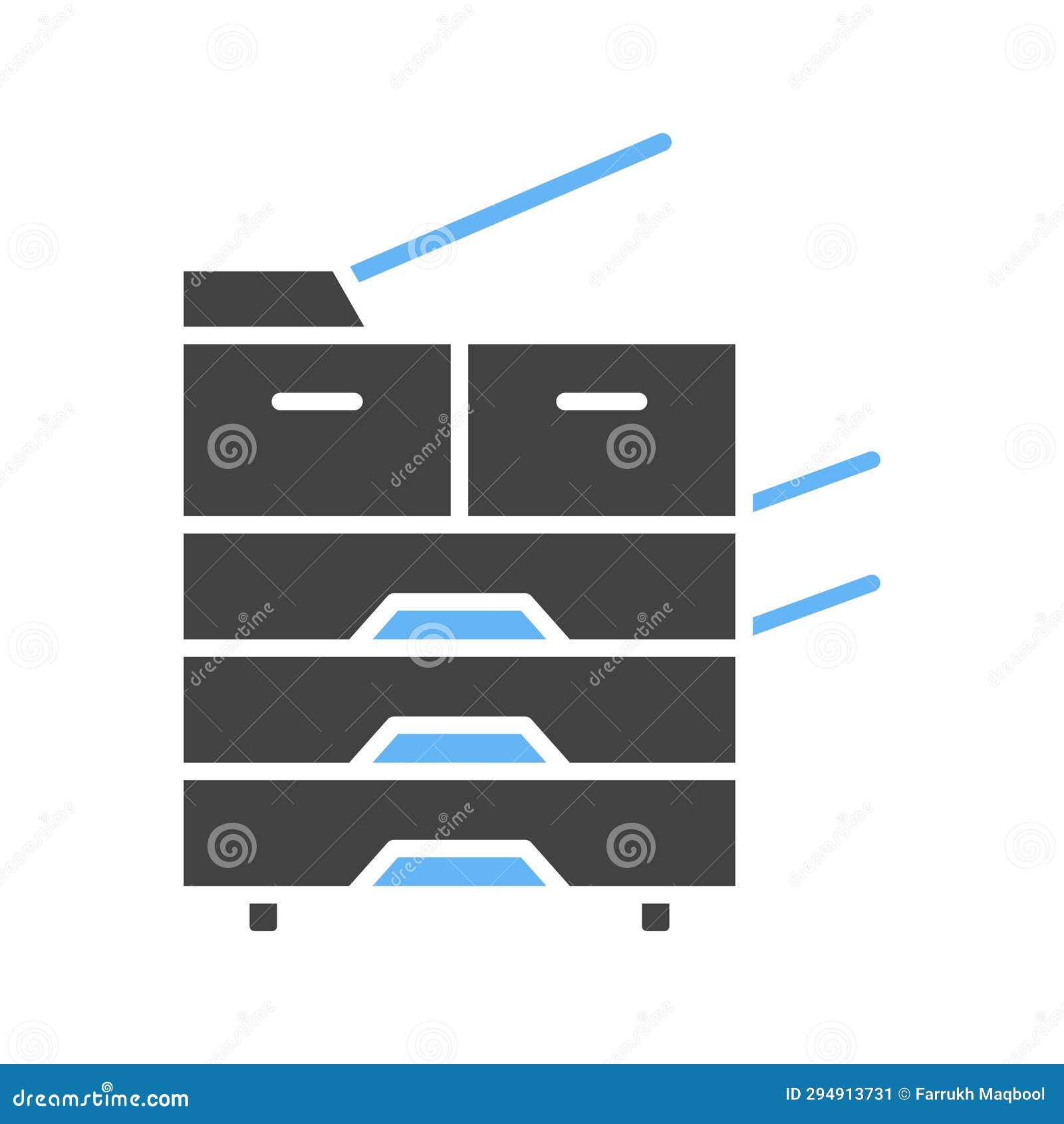 Photocopy Icon Vector Image. Stock Vector - Illustration of printer ...