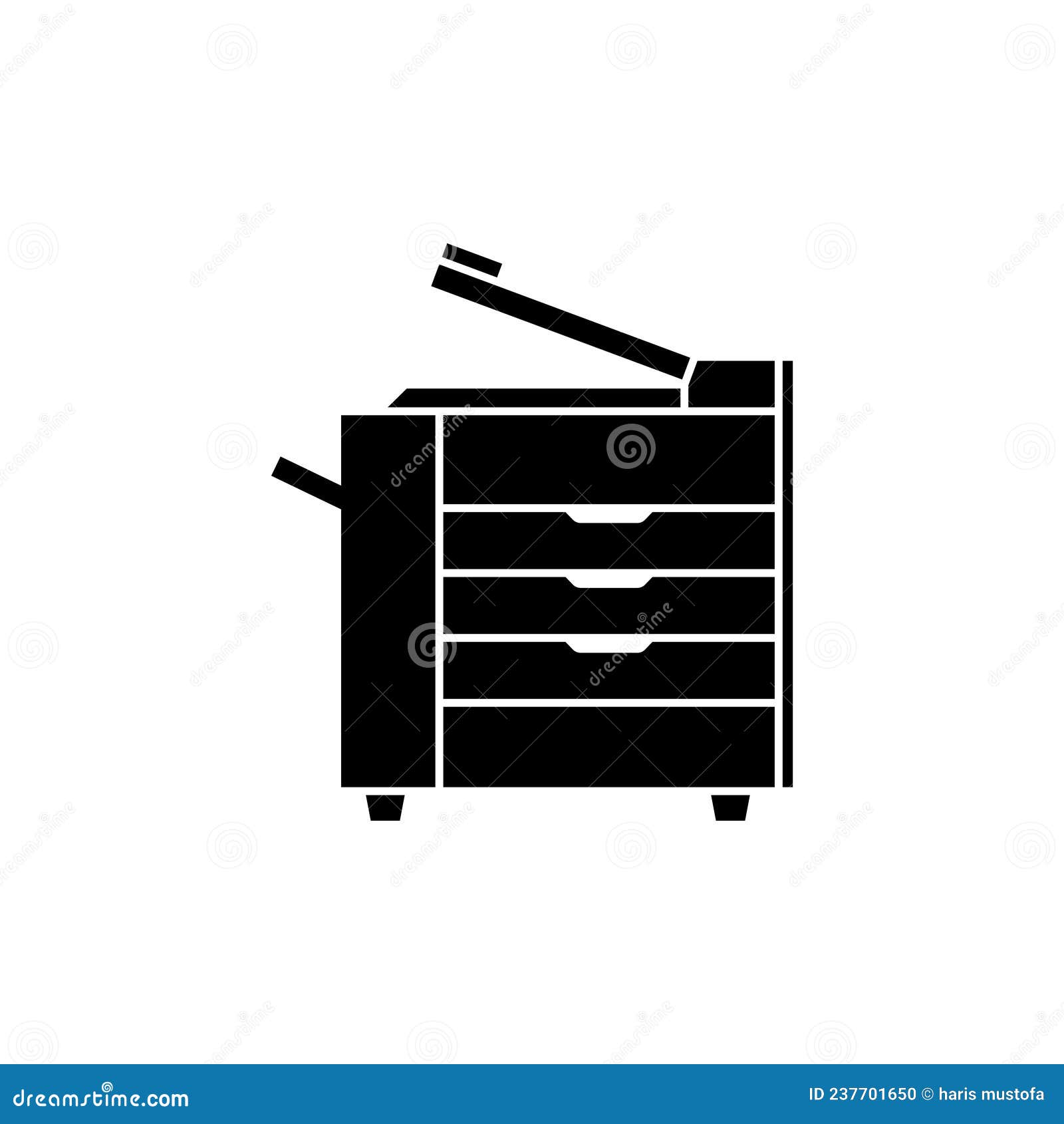 Photocopy Machine Icon Design Template Vector Isolated Stock ...