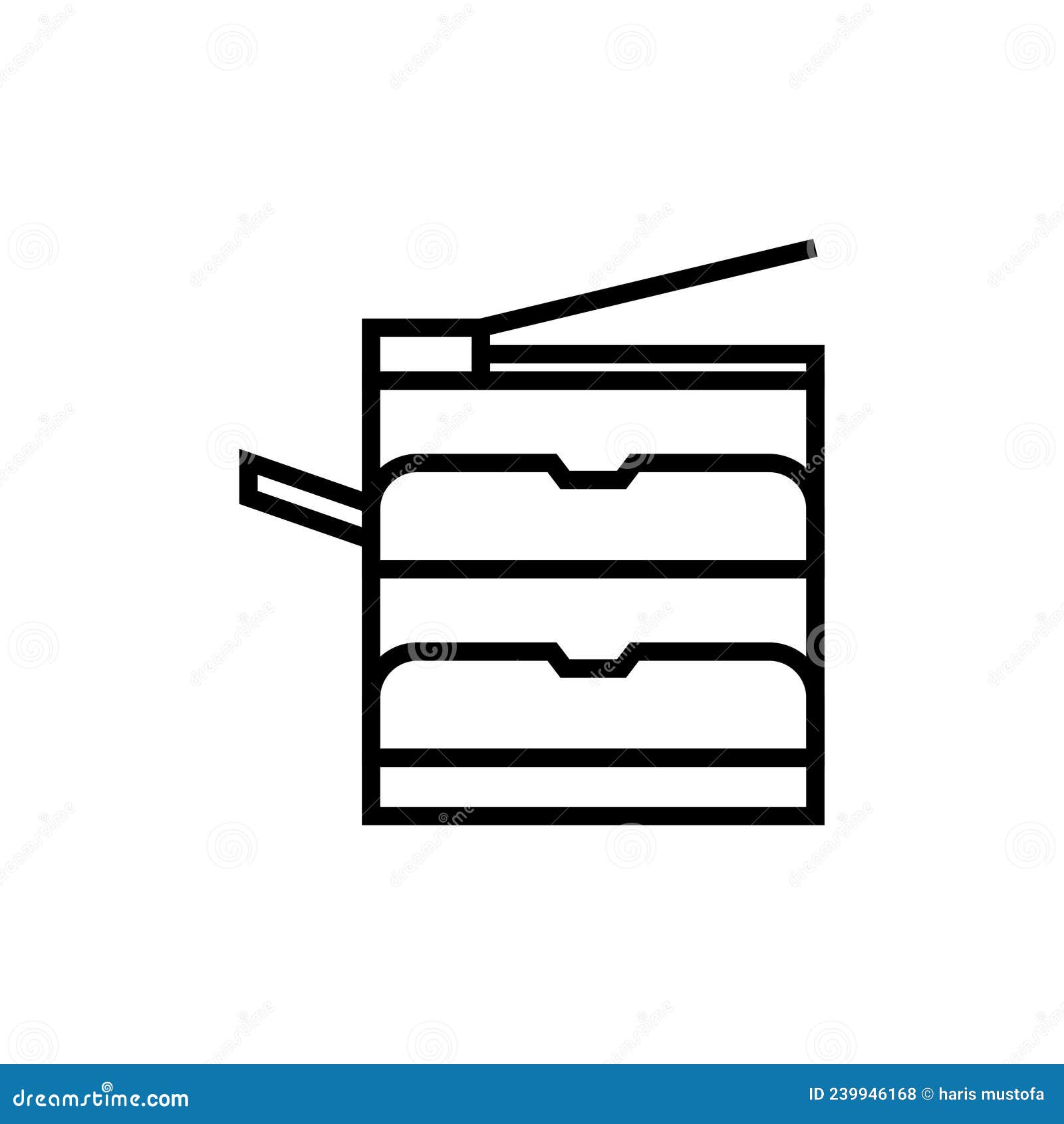 Photocopy Machine Icon Design Template Vector Isolated Stock Vector ...