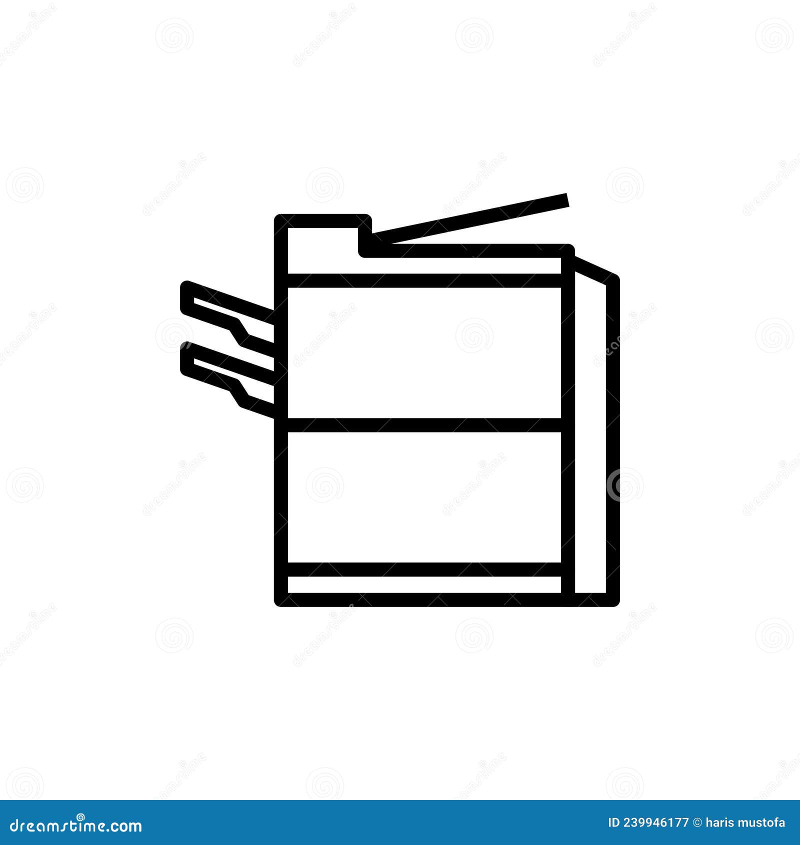 Photocopy Machine Icon Design Template Vector Isolated Stock Vector ...